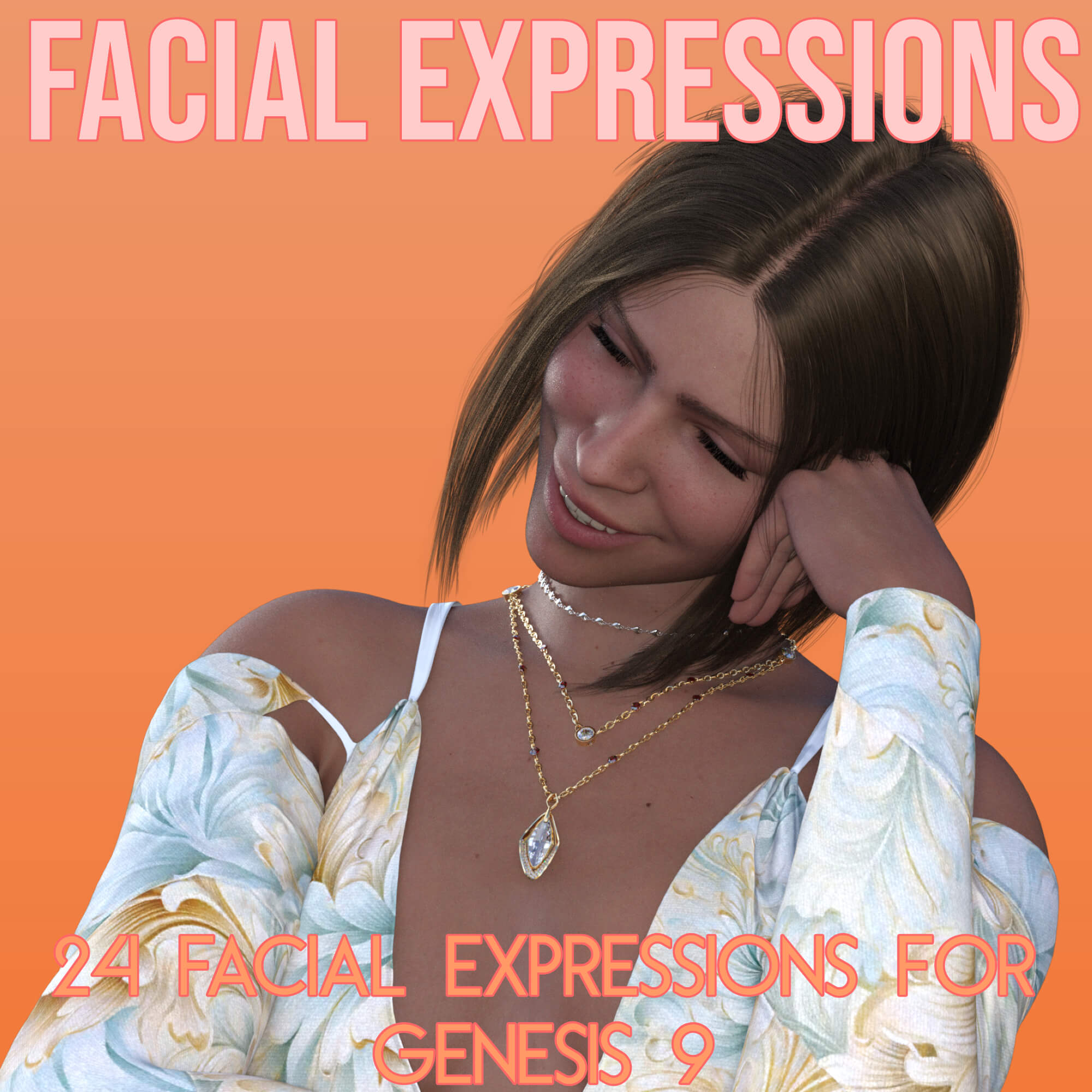 Facial Expressions 9 for Genesis 9 - Daz Content by orenishi966