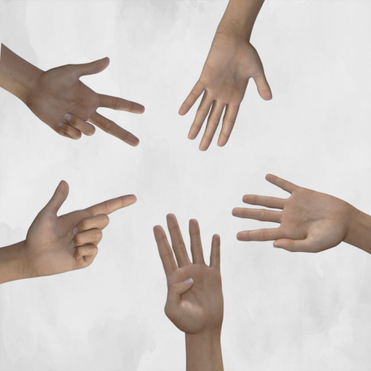 Hands - Pose Pack For G8F And G8M Daz Content by orenishi966