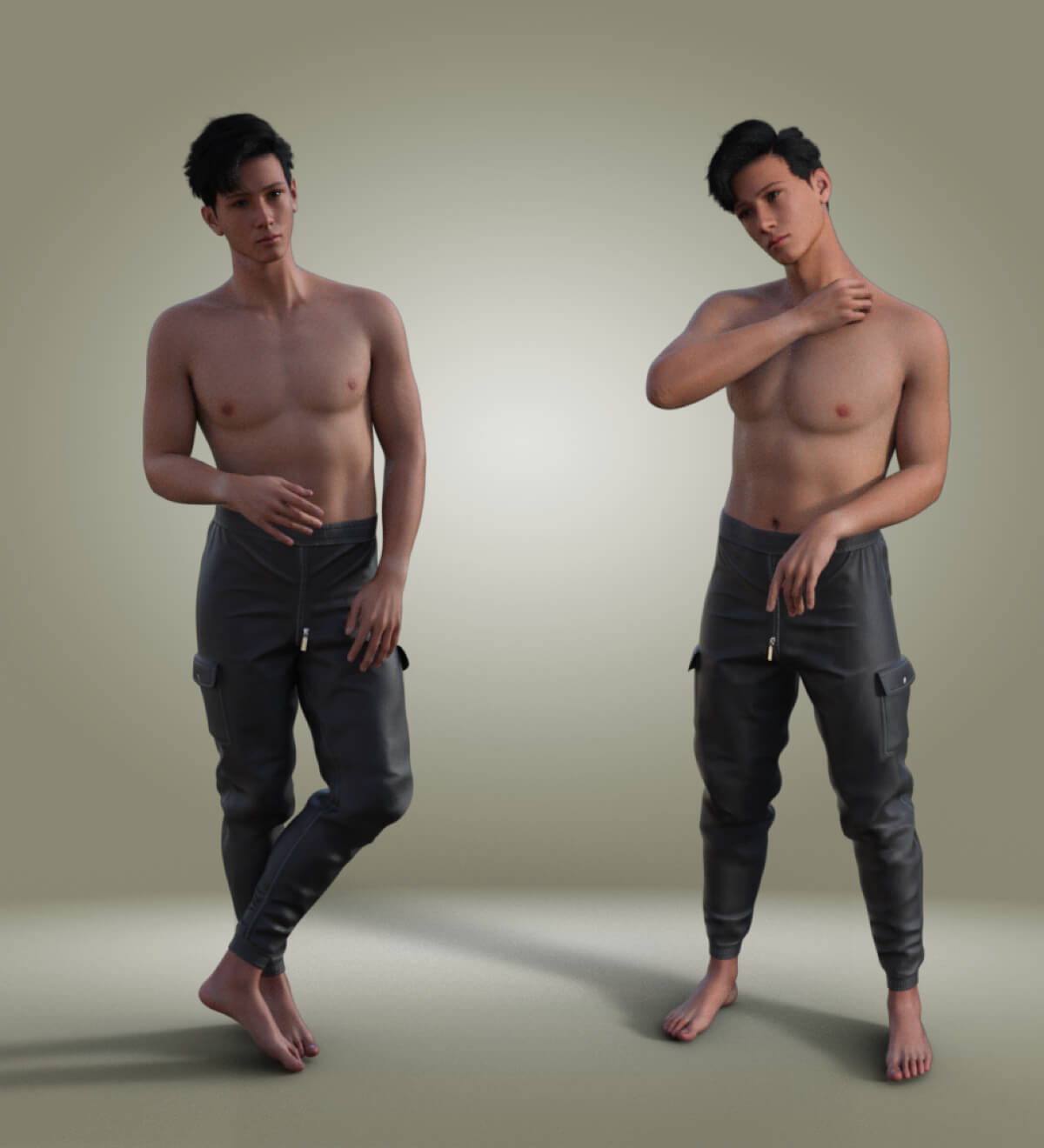 Top Model Male - Pose Pack Daz Content by orenishi966