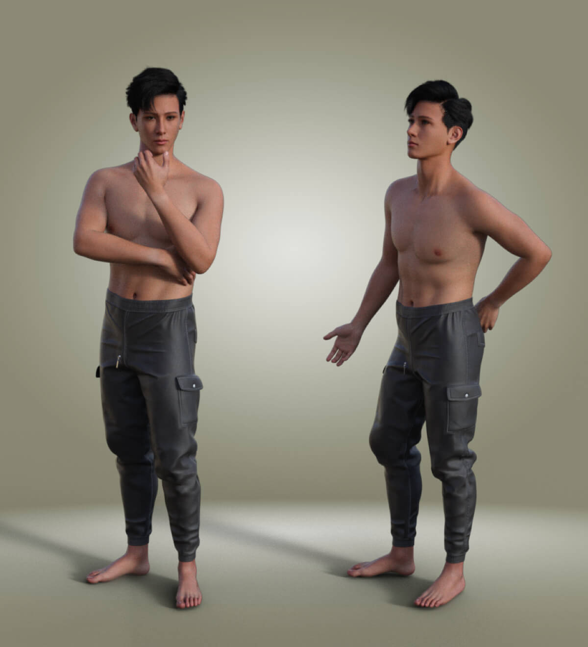 Top Model Male - Pose Pack Daz Content by orenishi966