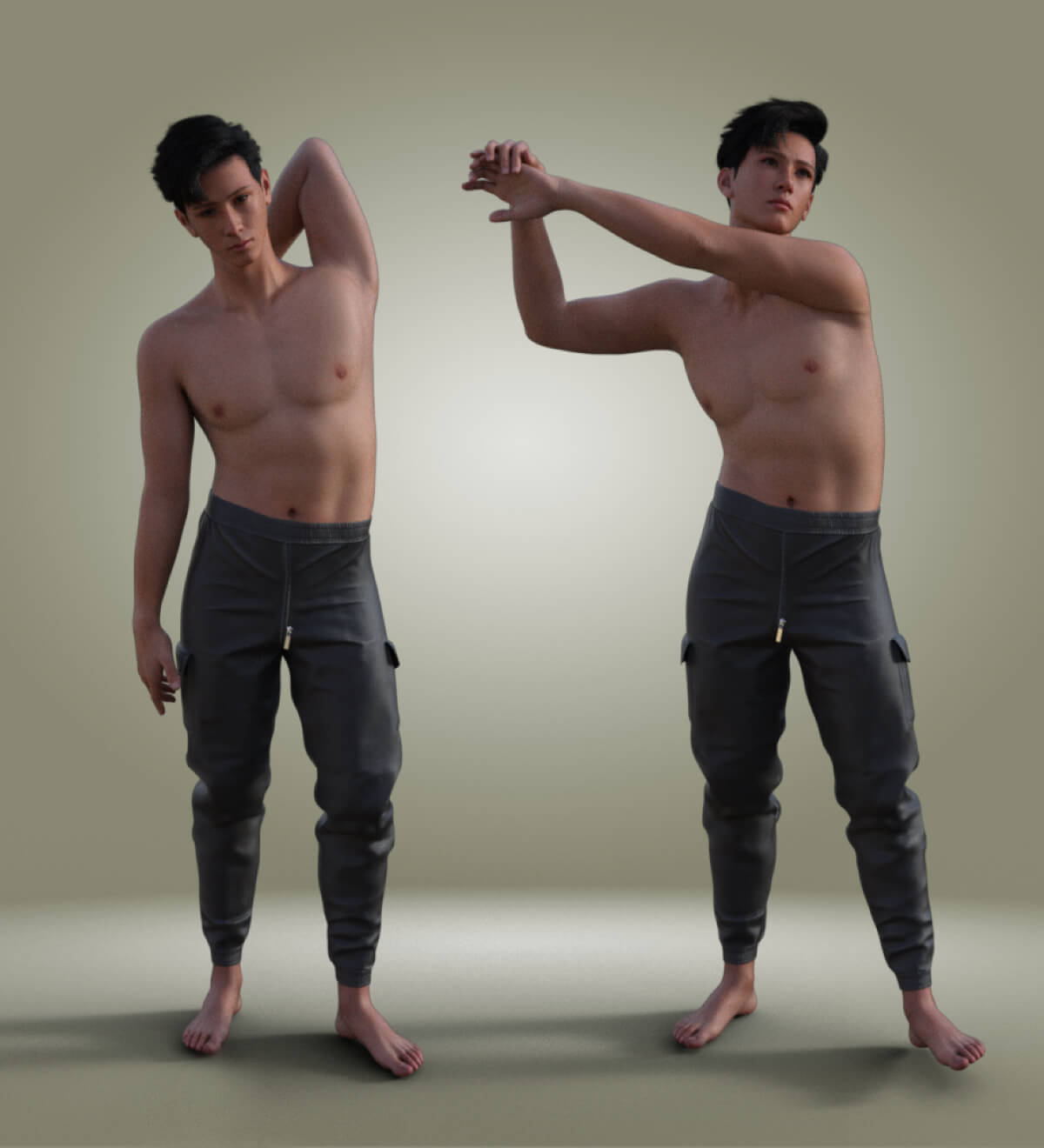 Top Model Male - Pose Pack Daz Content by orenishi966