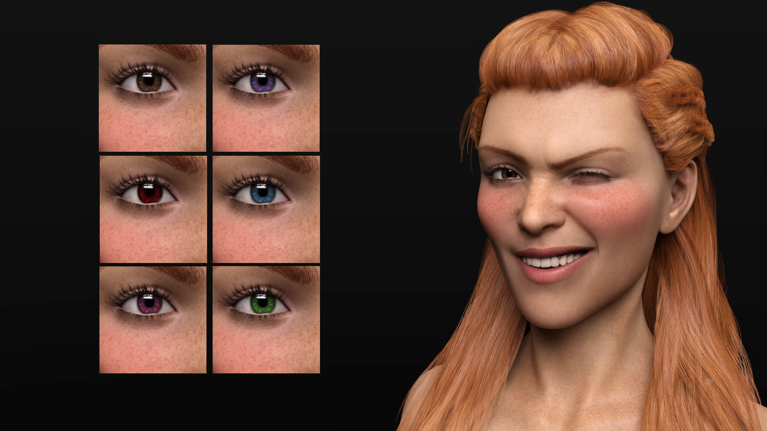 Character Andrea for Genesis 8 and 8.1 F - Daz Content by Orffeus Art