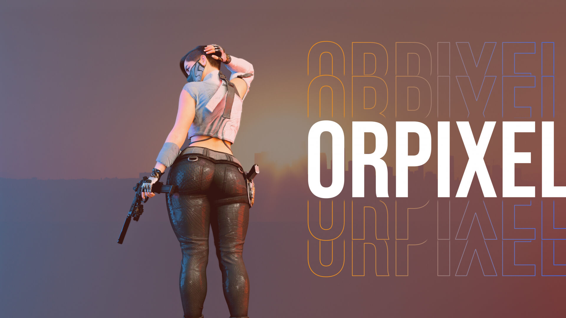 Urban Sentinel Wallpaper by OrPixels | RenderHub Wallpapers