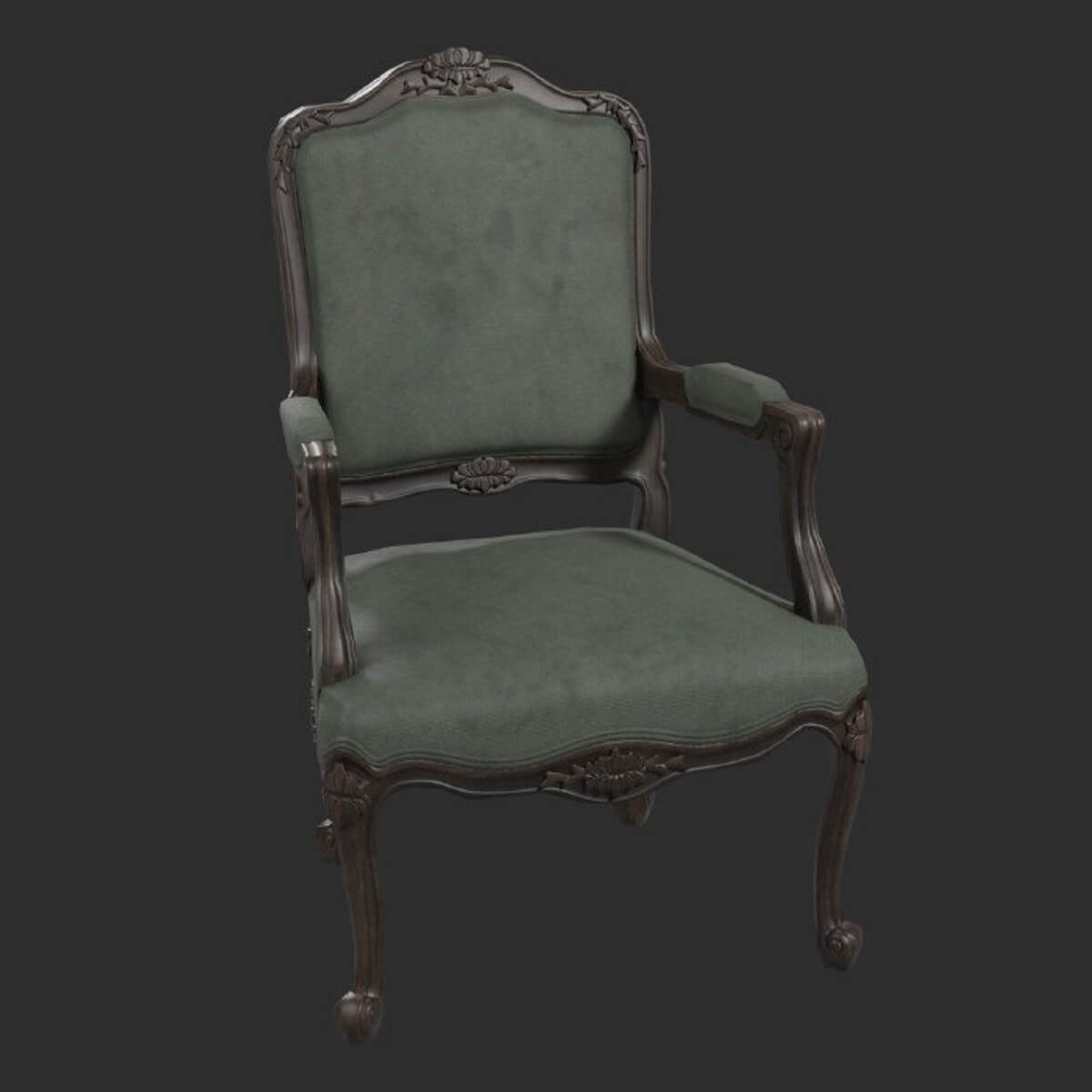 Green Chair - 3D Model by osama