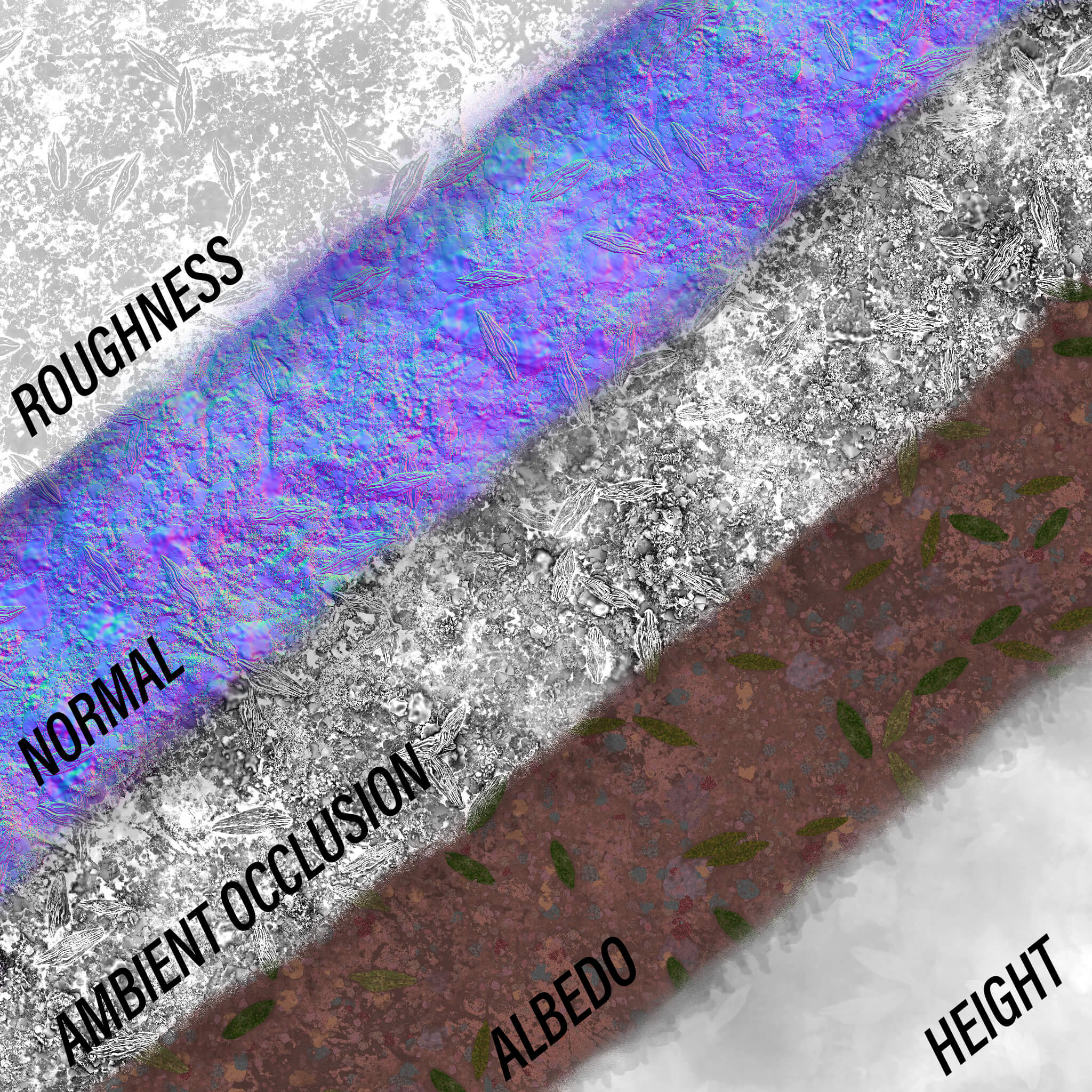 Ground (Tijuana Gray Soil Texture) - 3D Texture by Otiuska