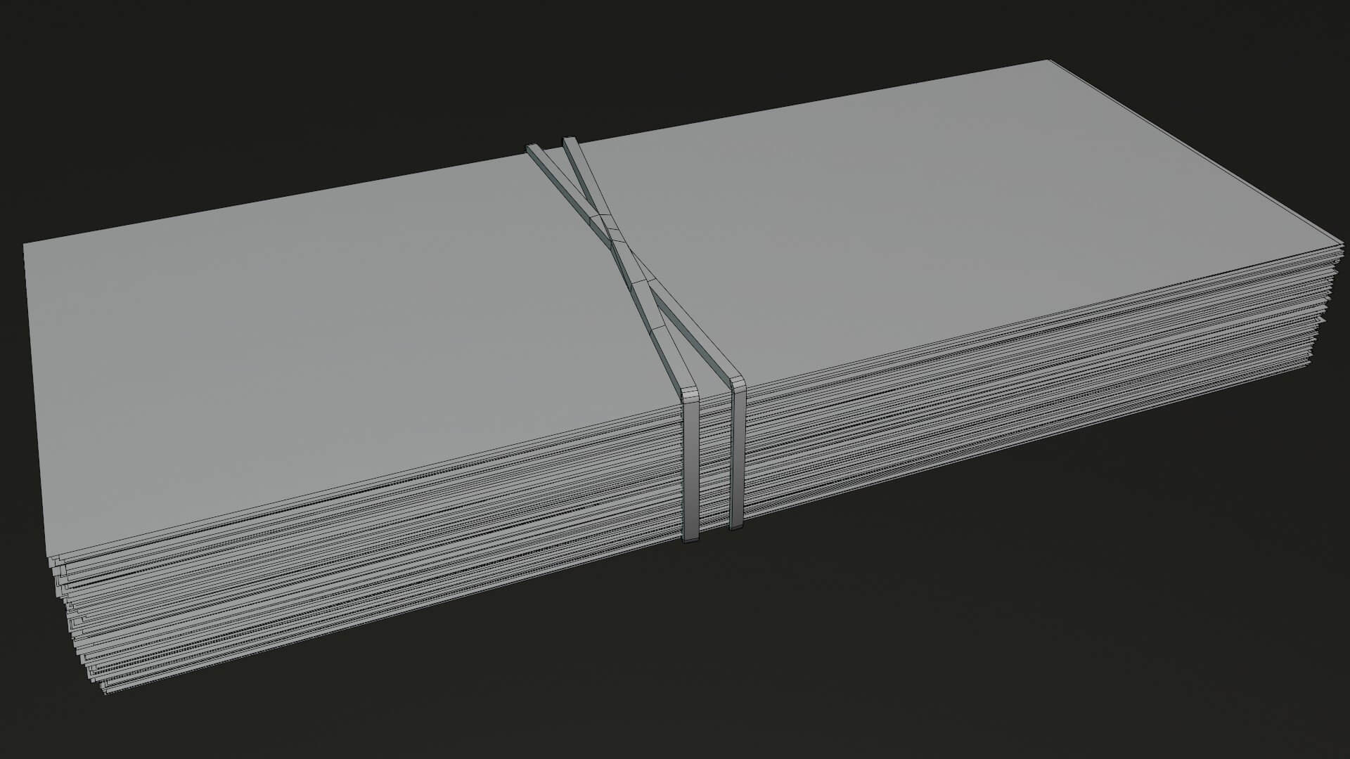 Set of American Dollars - 3D Model by Ottto3d