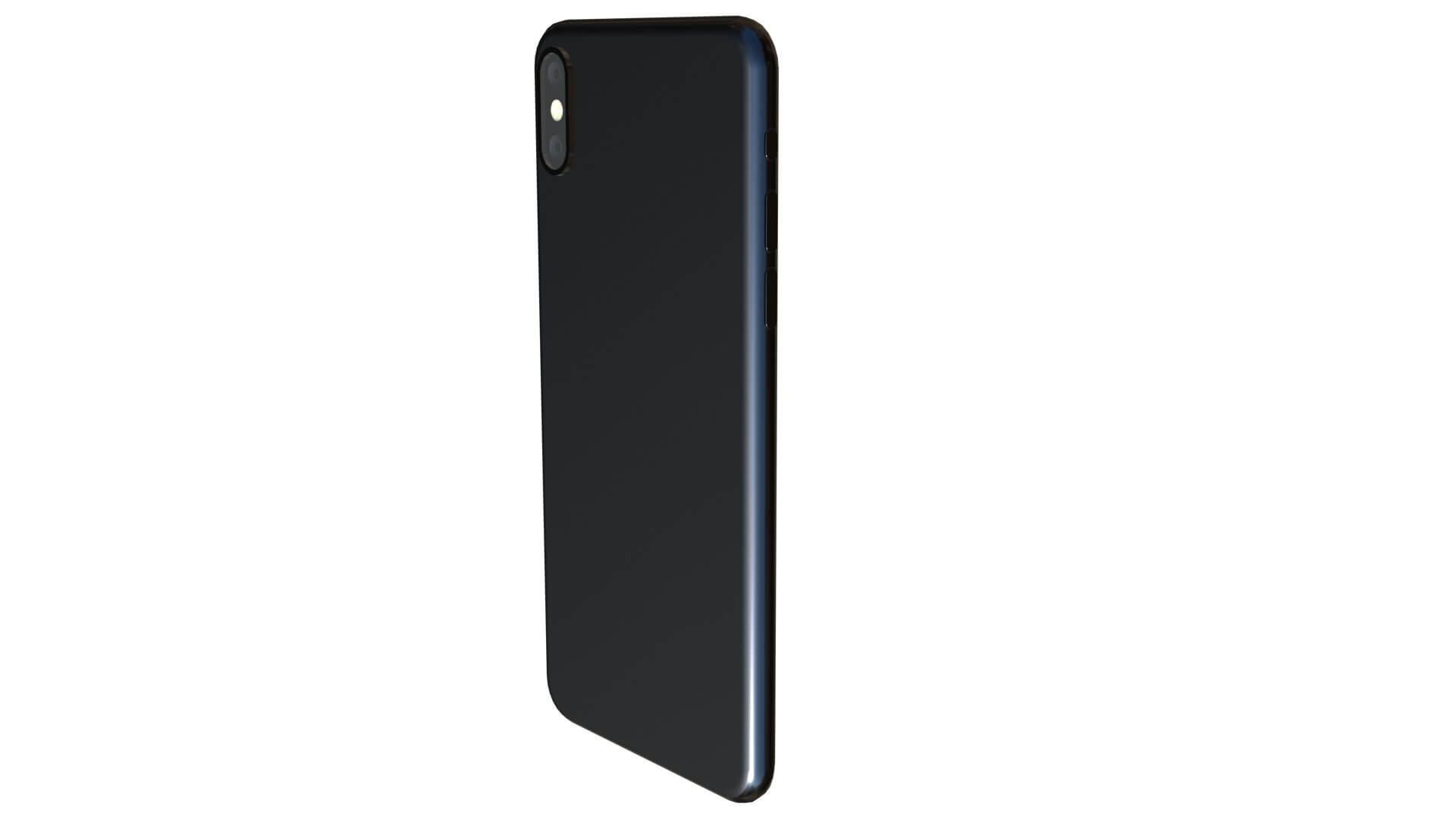 Black Generic Smartphone - 3D Model by Ottto3d