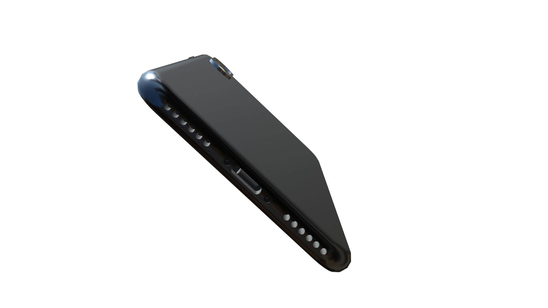 Black Generic Smartphone - 3D Model by Ottto3d