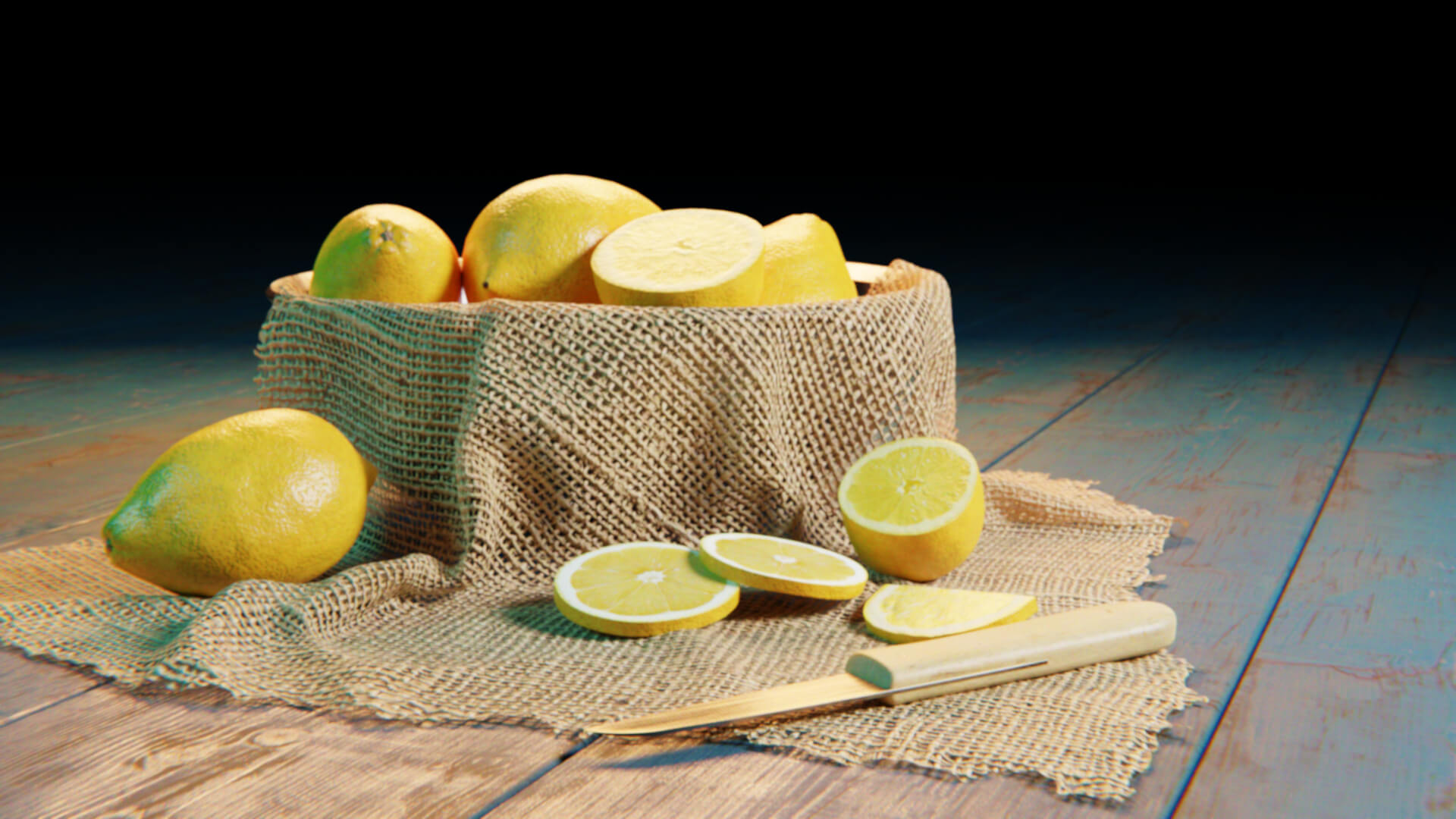 Collection of Low Poly Fruits and Berries - 3D Model by Ottto3d