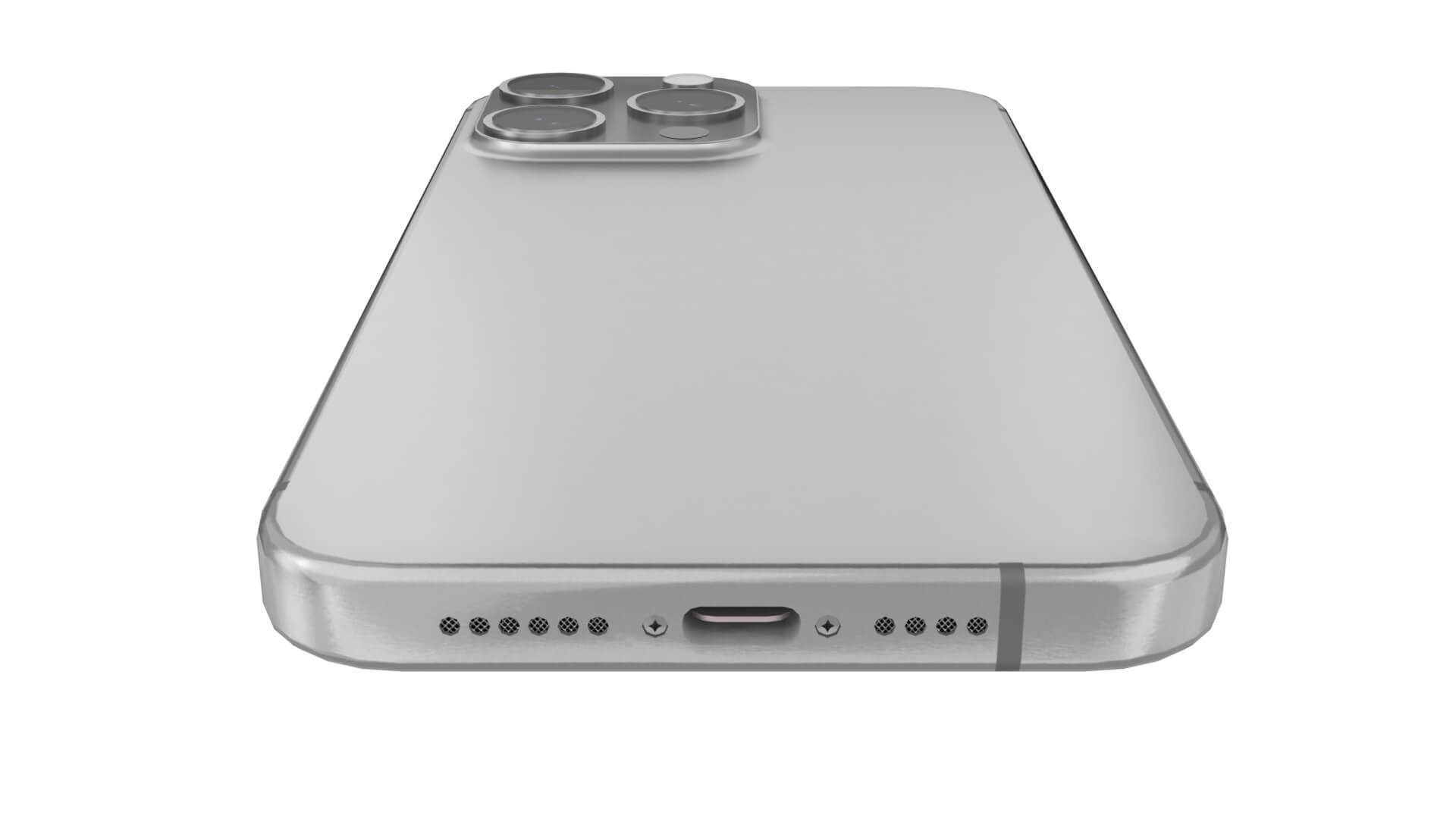 Collection of Low Poly Modern Smartphones in Different Color - 3D Model ...