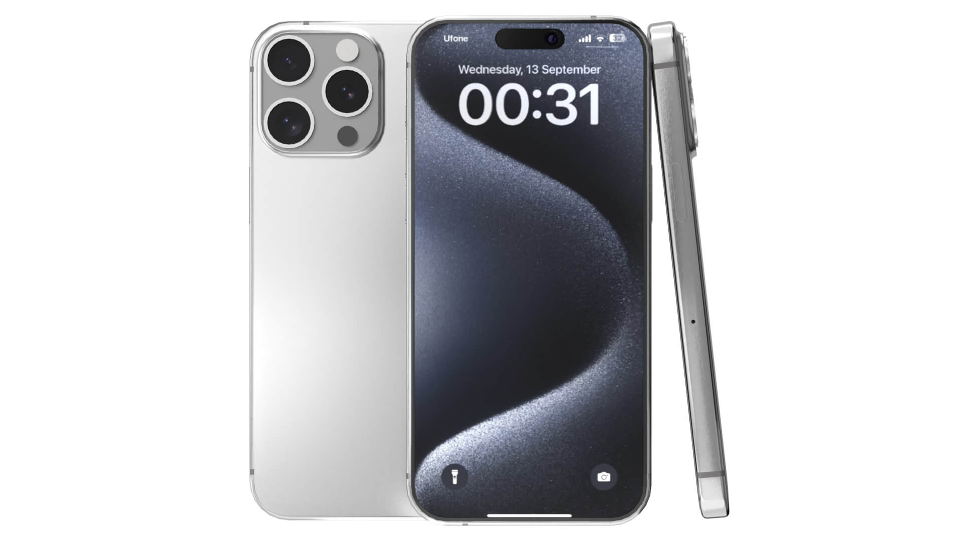 Low Poly White Generic Smartphone - 3D Model by Ottto3d