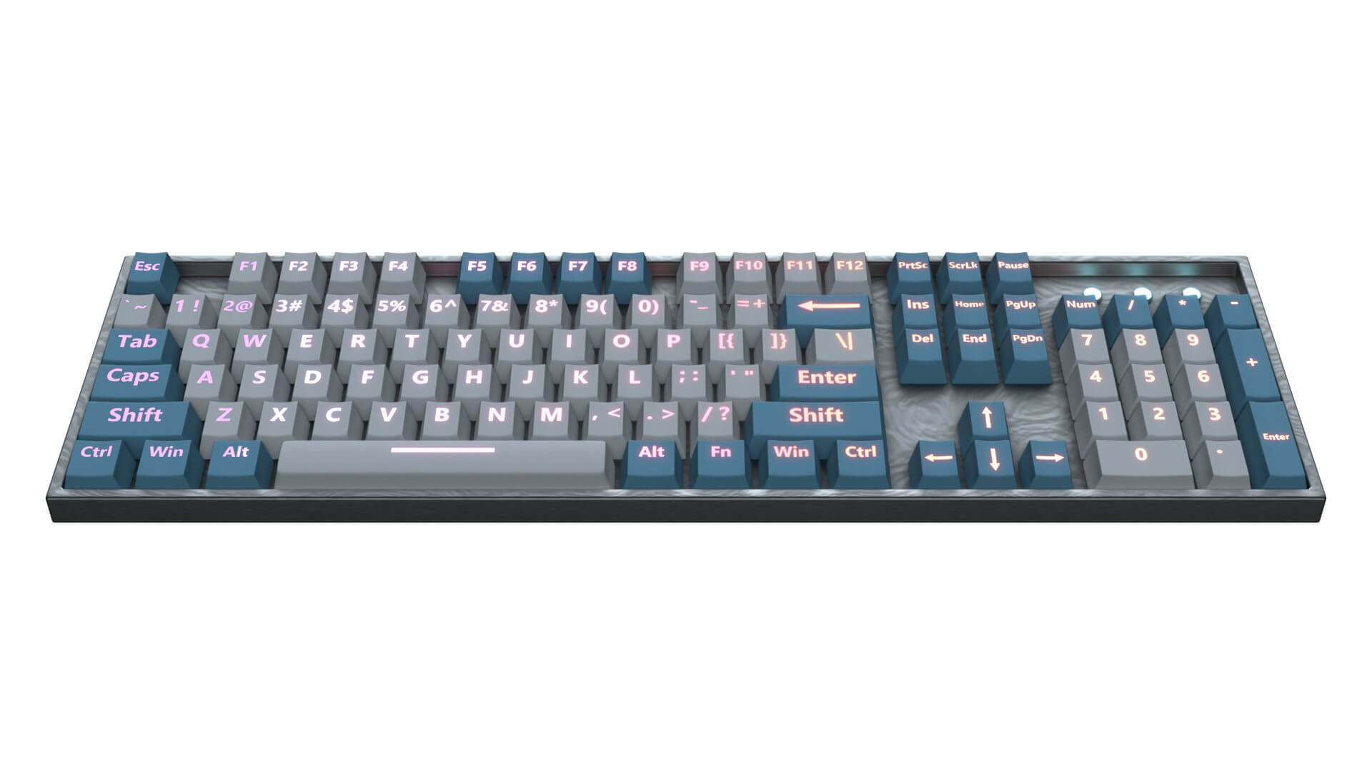 Pack of Detailed High Poly Backlit Keyboards - 3D Model by Ottto3d