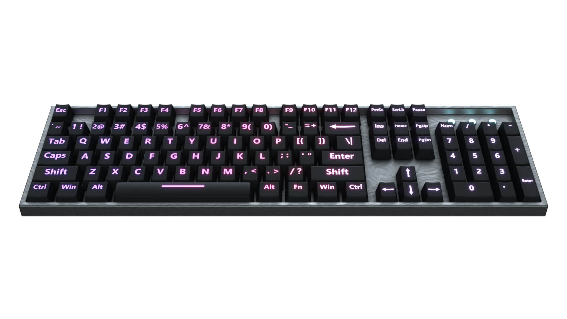 Pack of Detailed High Poly Backlit Keyboards - 3D Model by Ottto3d