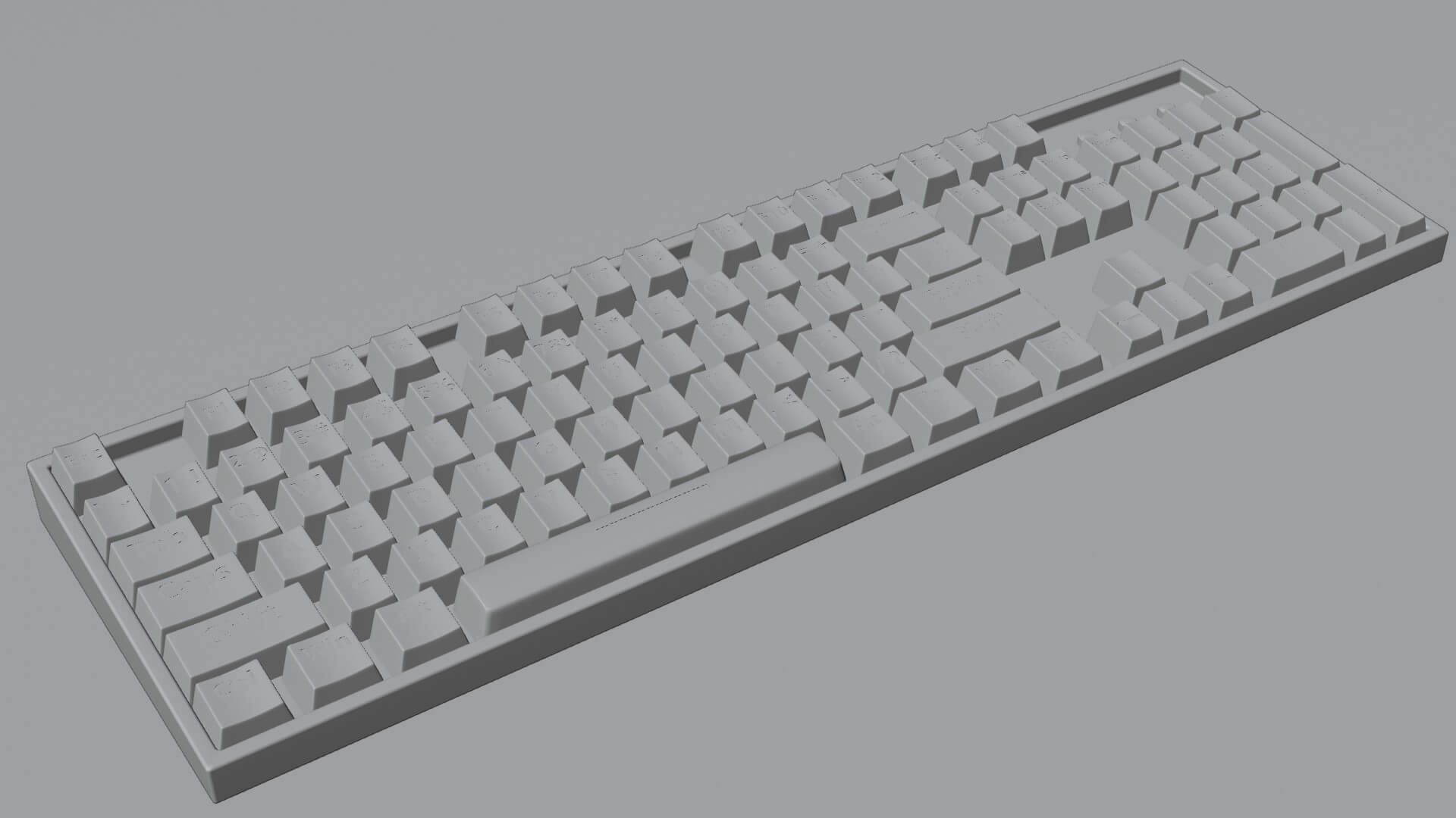 Pack of Detailed High Poly Backlit Keyboards - 3D Model by Ottto3d