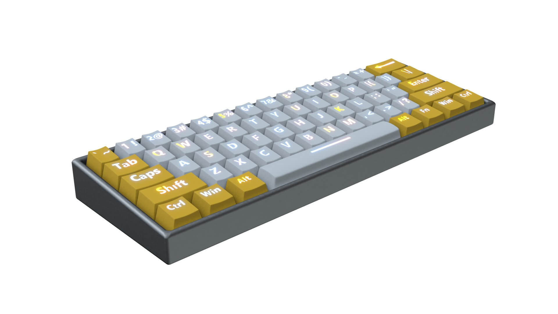 Pack of Detailed High Poly Gaming Keyboards - 3D Model by Ottto3d