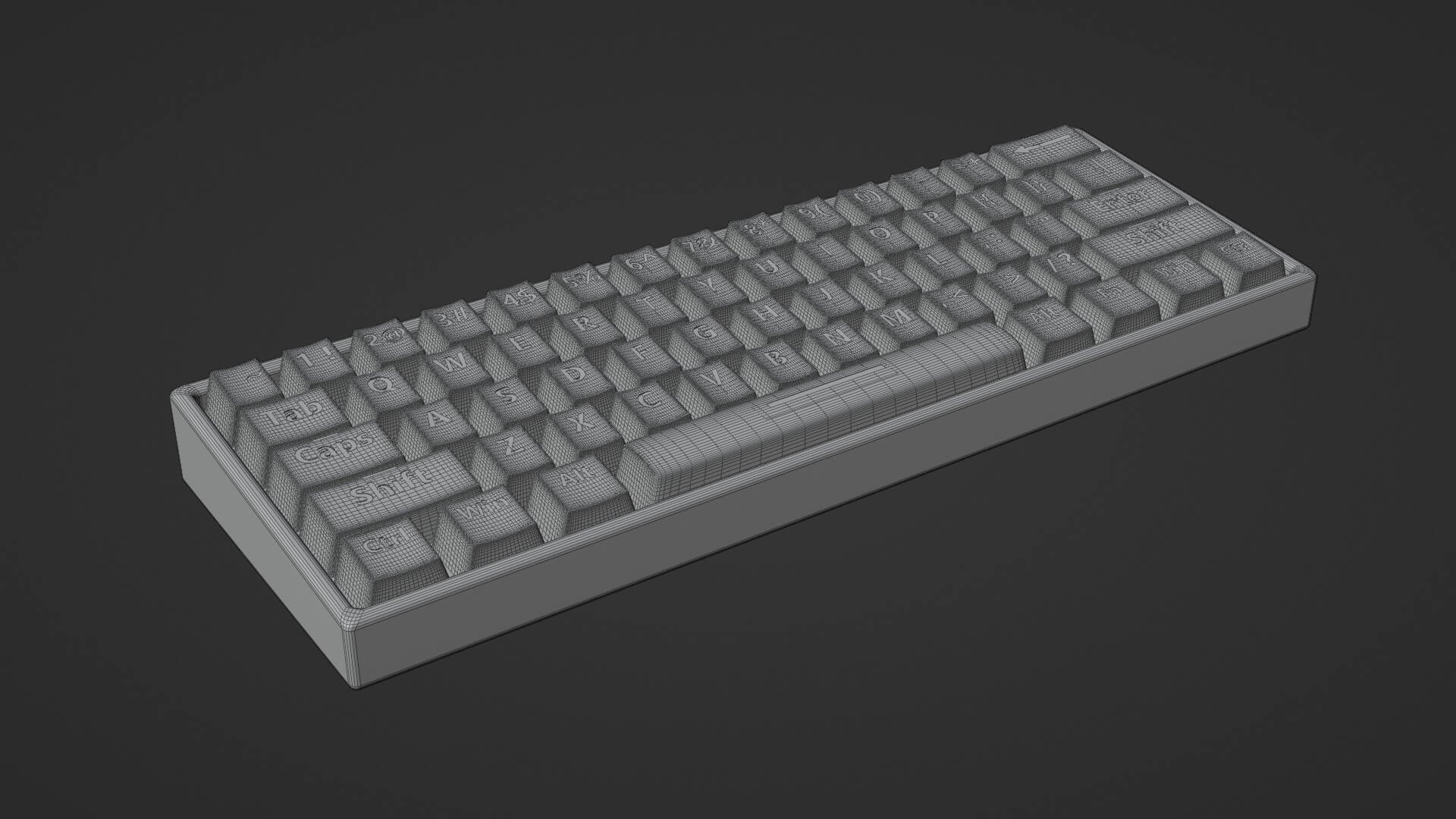 Pack of Detailed High Poly Gaming Keyboards - 3D Model by Ottto3d