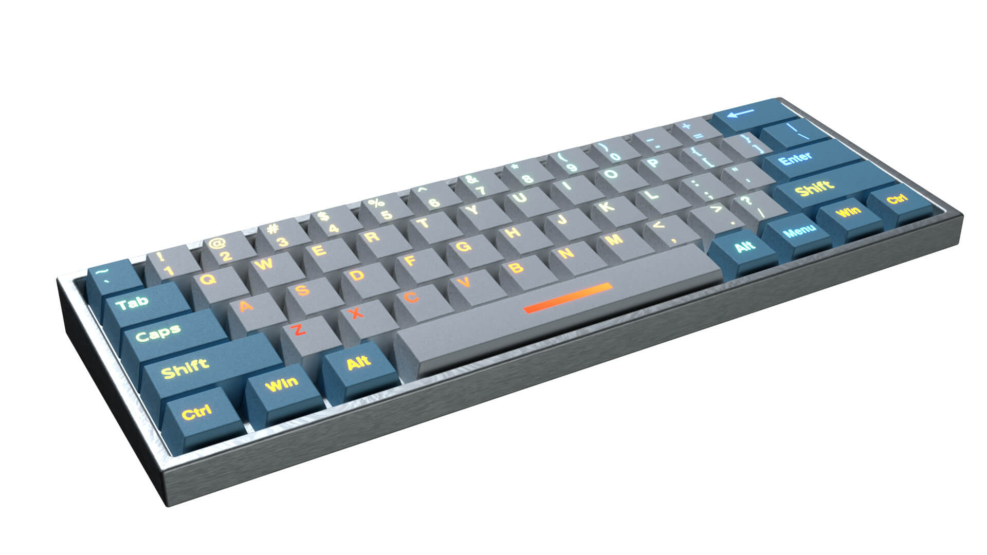 Pack of Detailed Low Poly Gaming Keyboards - 3D Model by Ottto3d