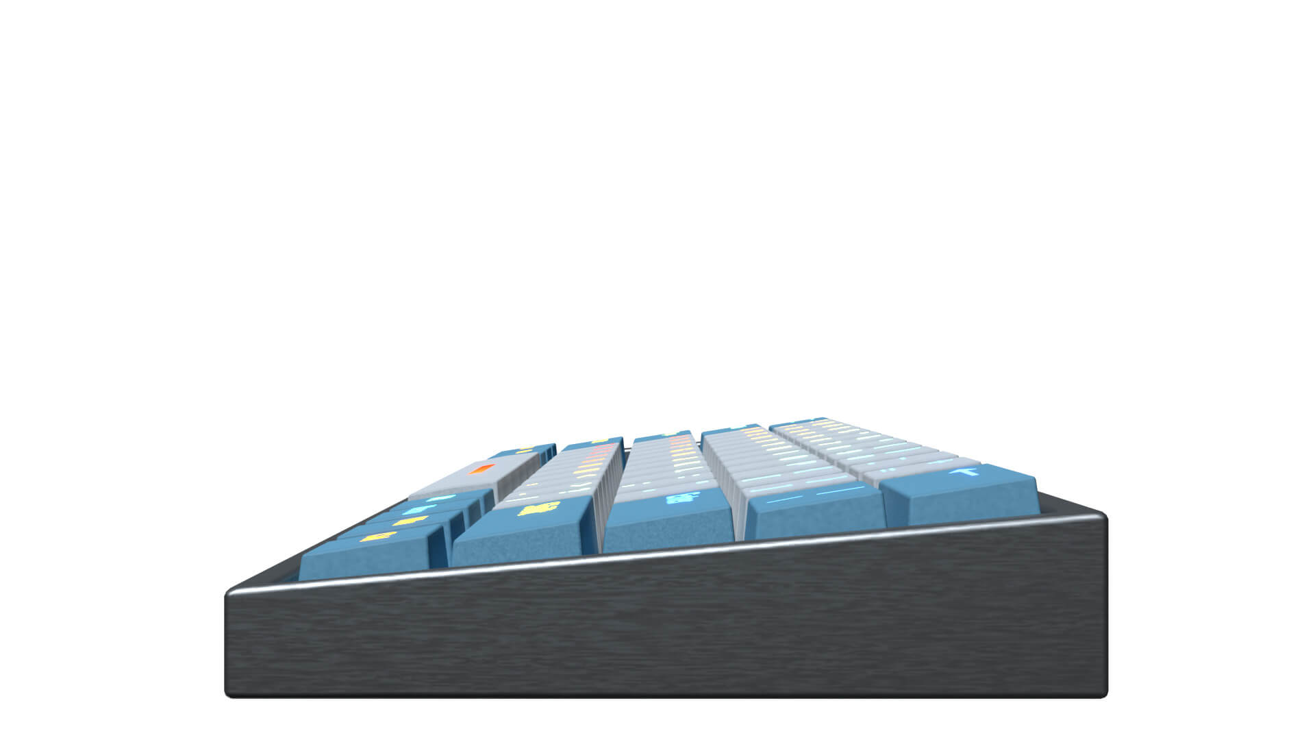 Pack of Detailed Low Poly Gaming Keyboards - 3D Model by Ottto3d