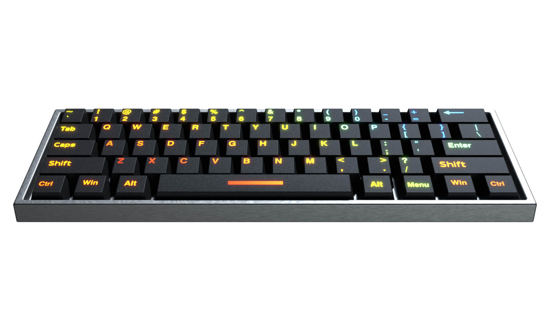 Pack of Detailed Low Poly Gaming Keyboards - 3D Model by Ottto3d