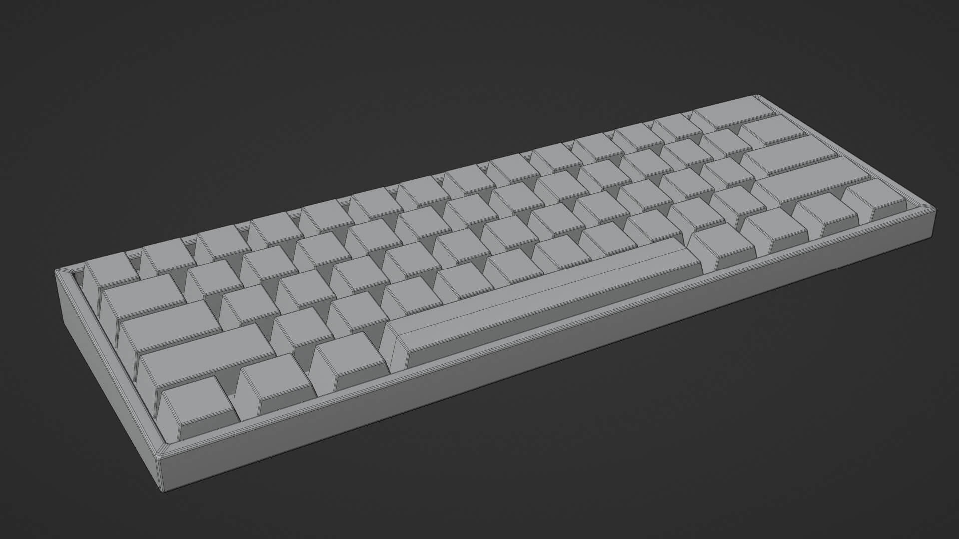 Pack of Detailed Low Poly Gaming Keyboards - 3D Model by Ottto3d