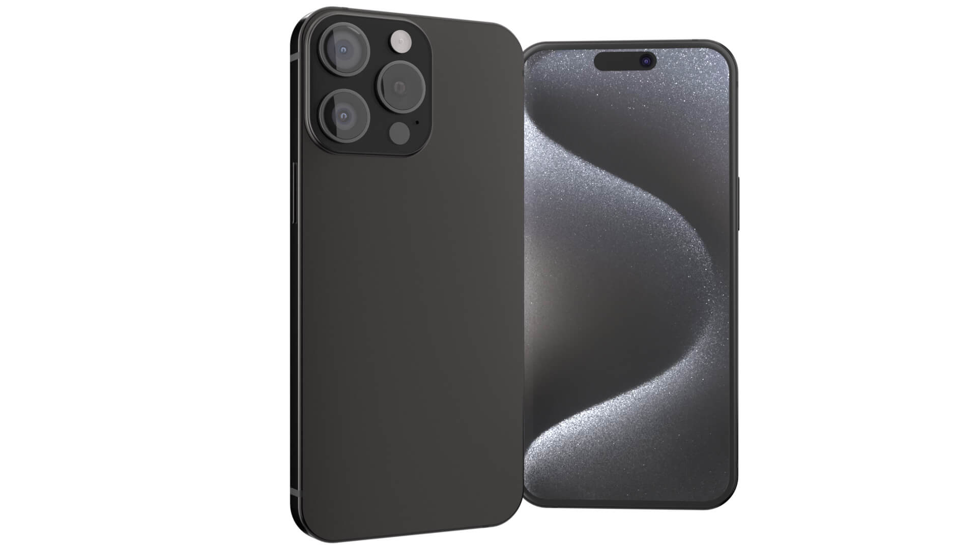 Realistic Black Generic Smartphone - 3D Model by Ottto3d