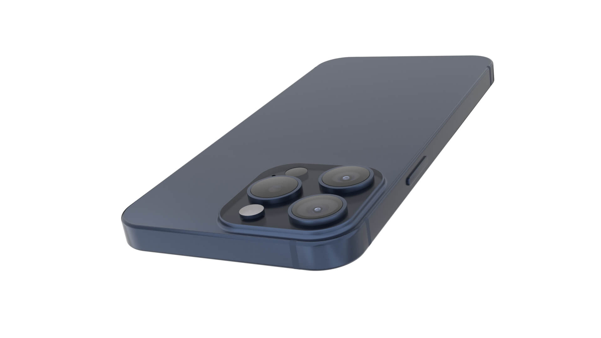 Realistic Blue Generic Smartphone - 3D Model by Ottto3d