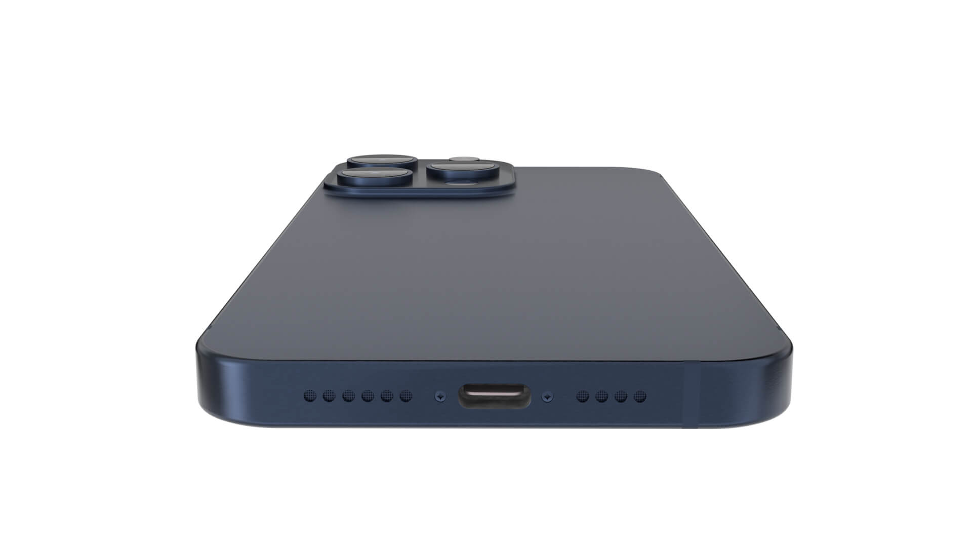 Realistic Blue Generic Smartphone - 3D Model by Ottto3d