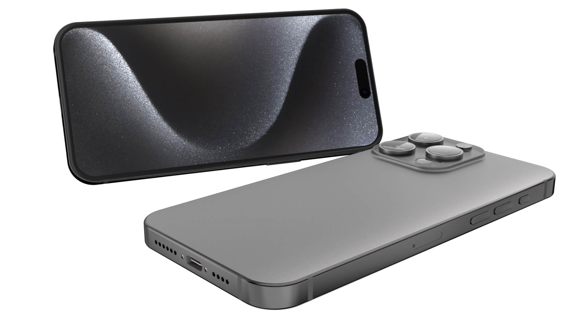 Realistic Gray Generic Smartphone - 3D Model by Ottto3d