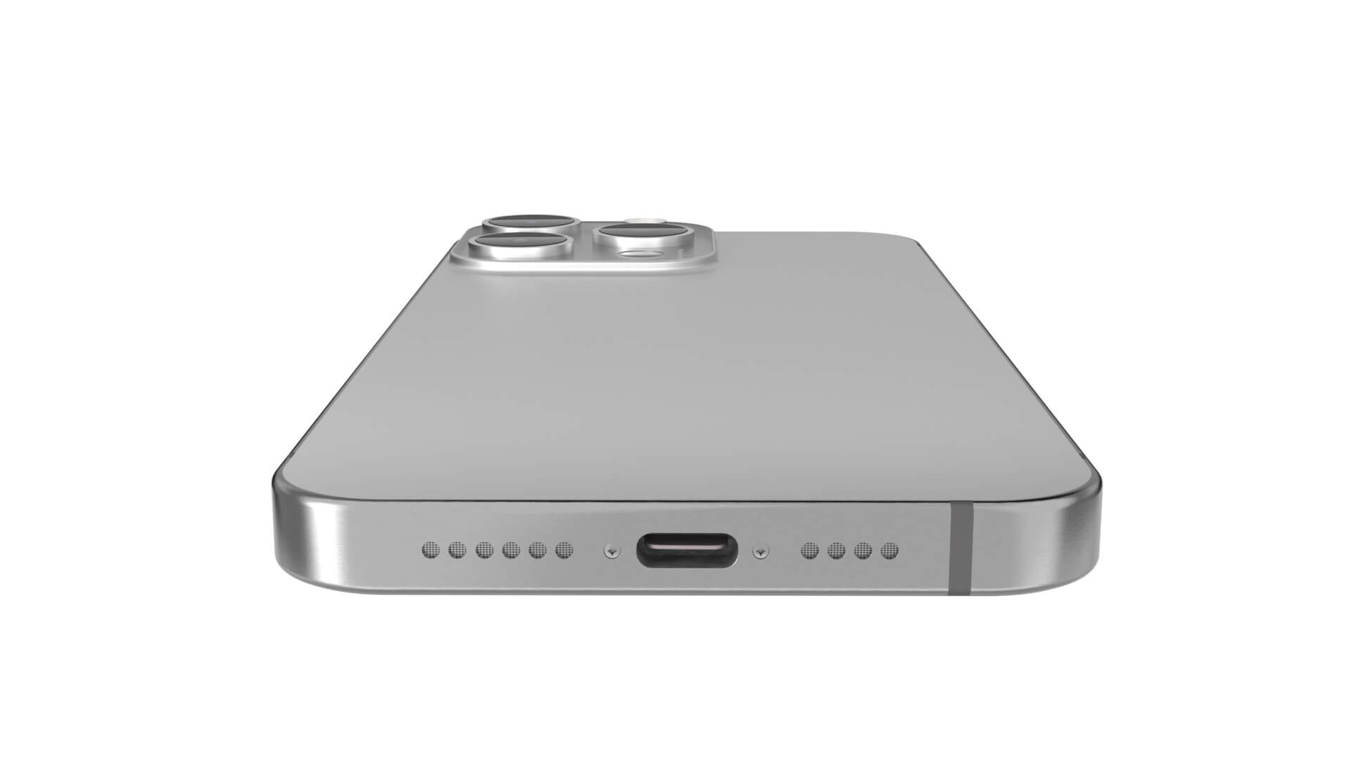 Realistic White Generic Smartphone - 3D Model by Ottto3d