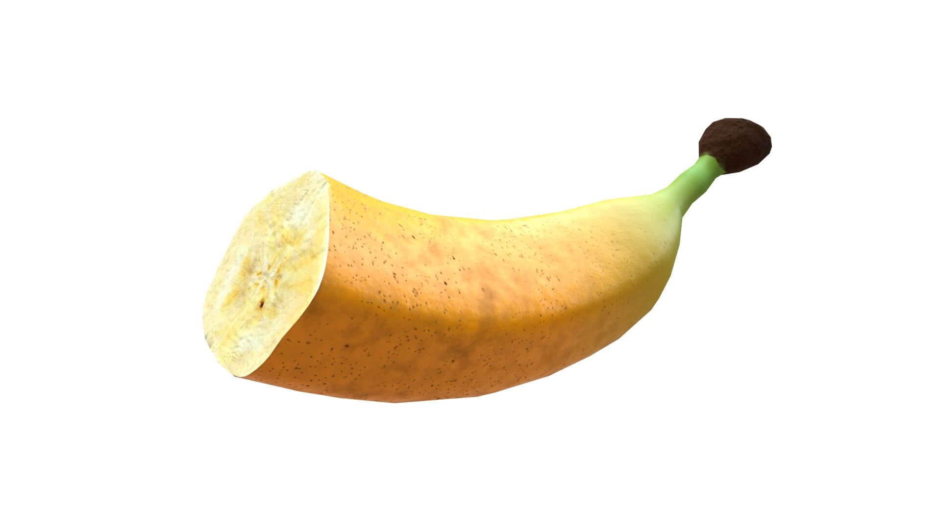 Set of Low Poly Bananas - 3D Model by Ottto3d