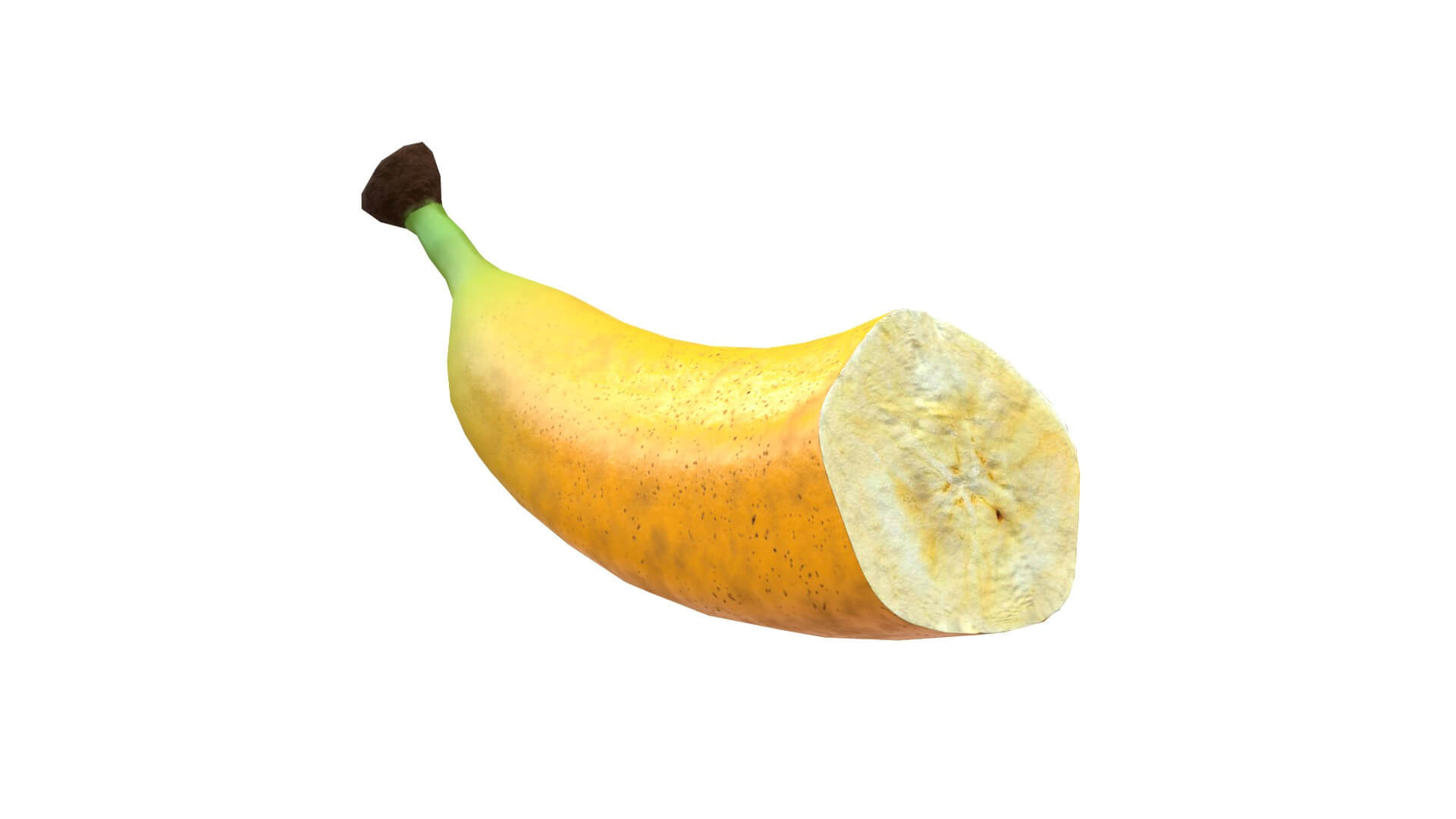 Set of Low Poly Bananas - 3D Model by Ottto3d