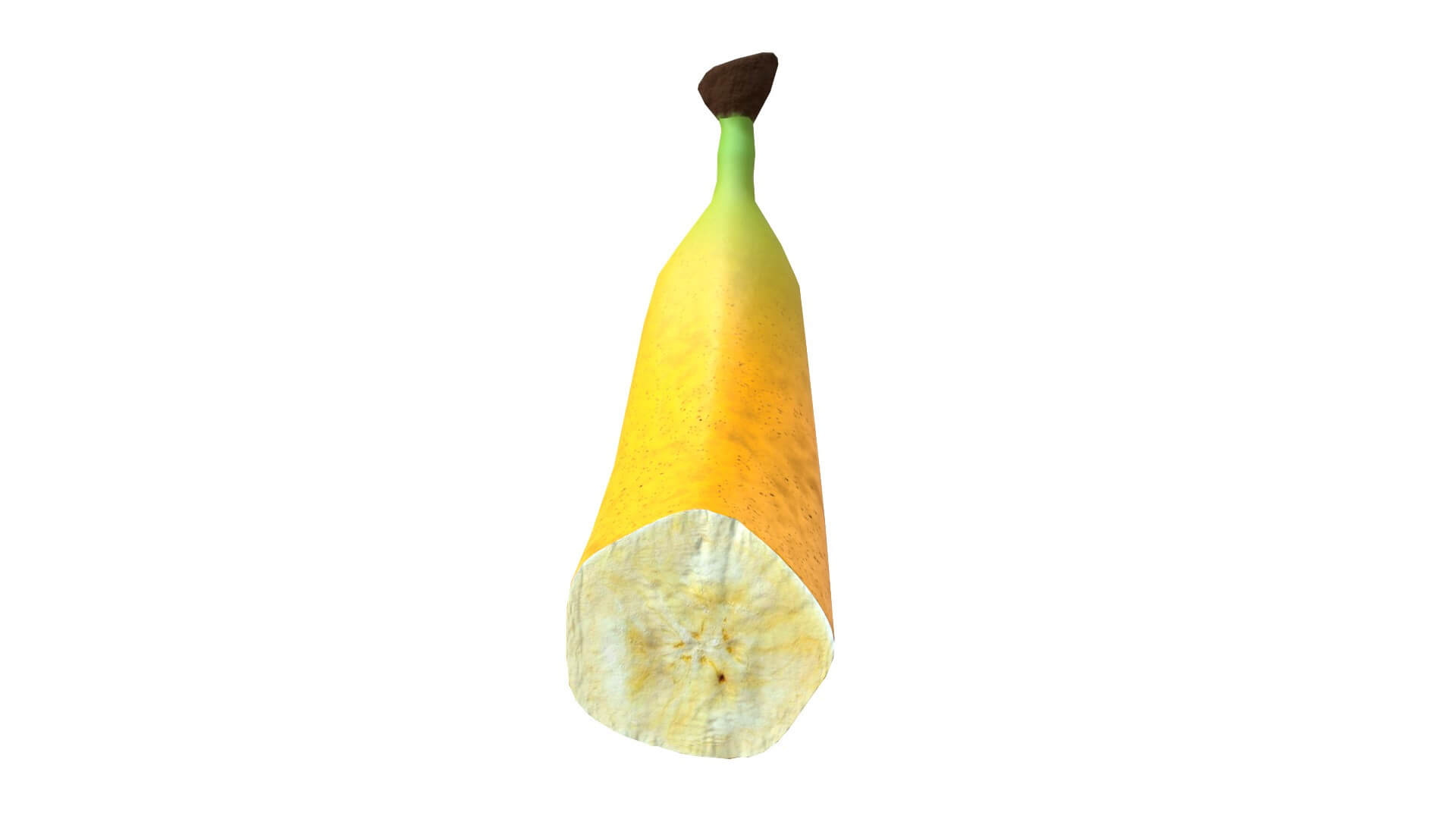 Set of Low Poly Bananas - 3D Model by Ottto3d