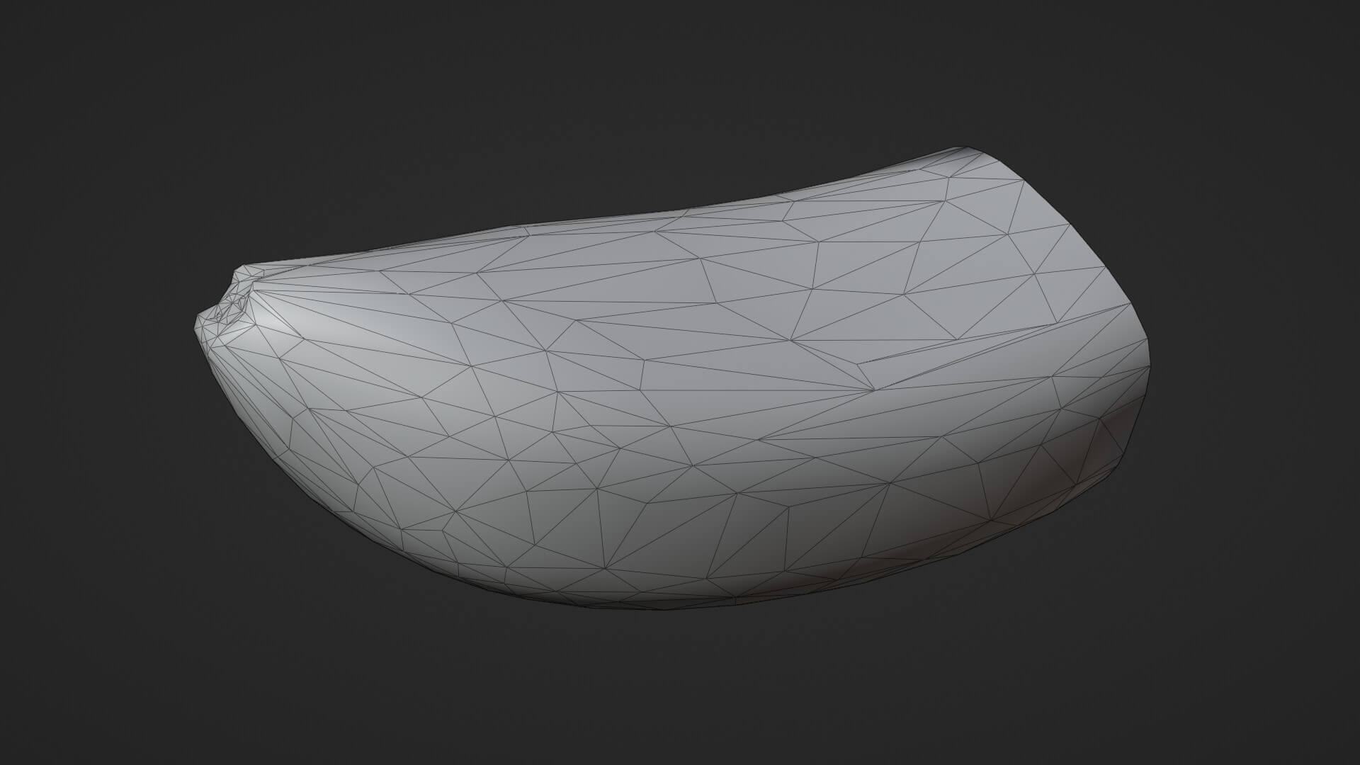 Set of Low Poly Bananas - 3D Model by Ottto3d