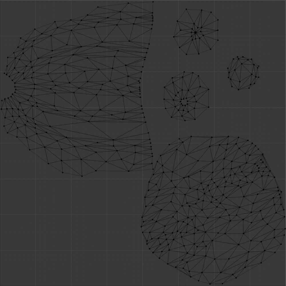 Set of Low Poly Bananas - 3D Model by Ottto3d