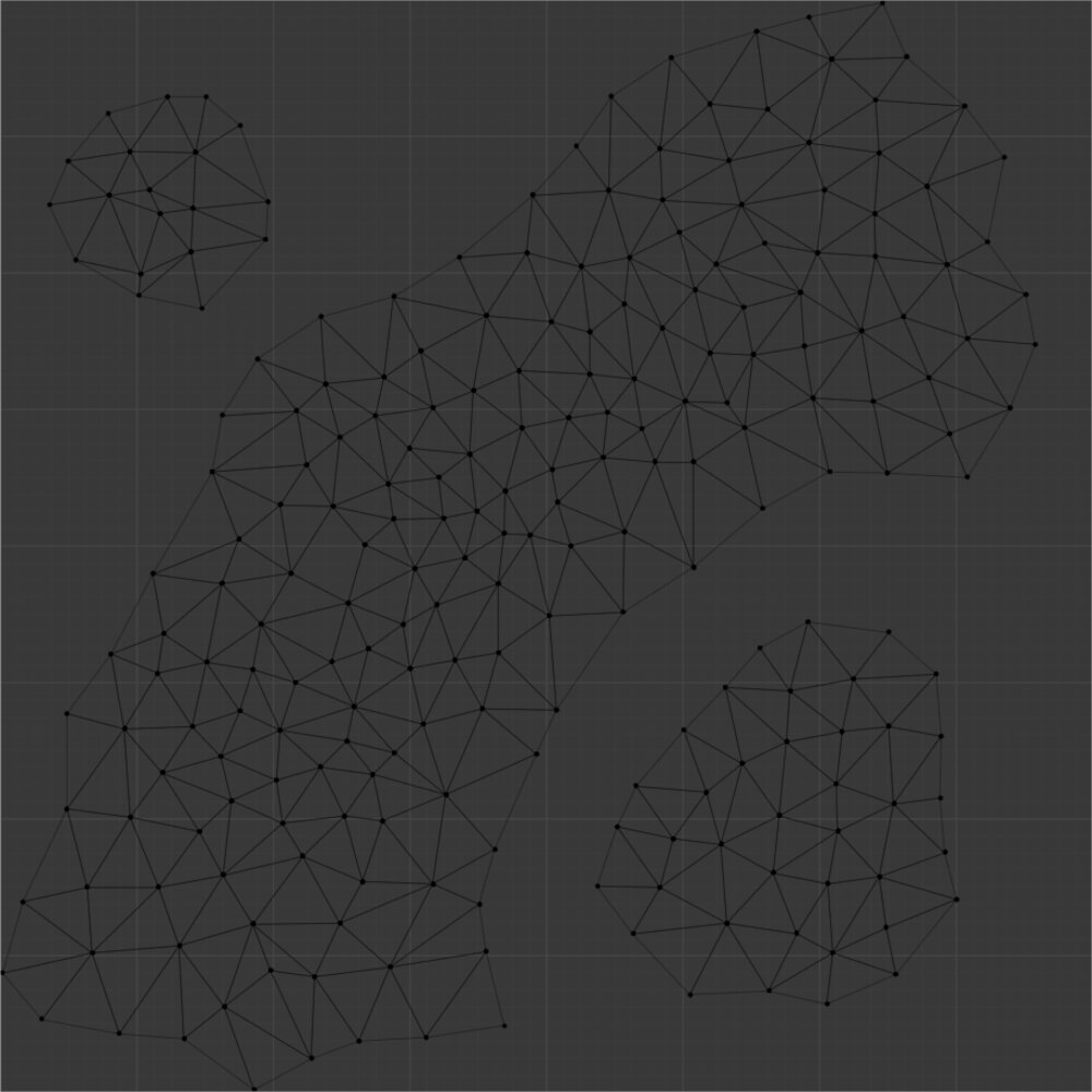 Set of Low Poly Grapes - 3D Model by Ottto3d