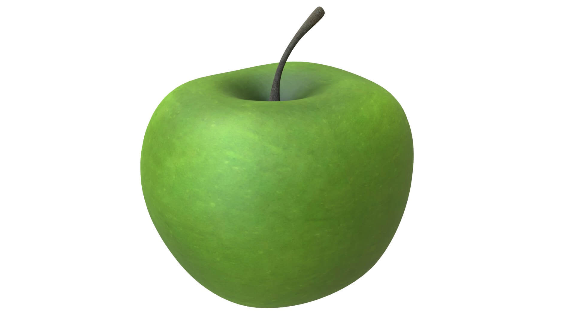 Set of Low Poly Green and Red Apples - 3D Model by Ottto3d