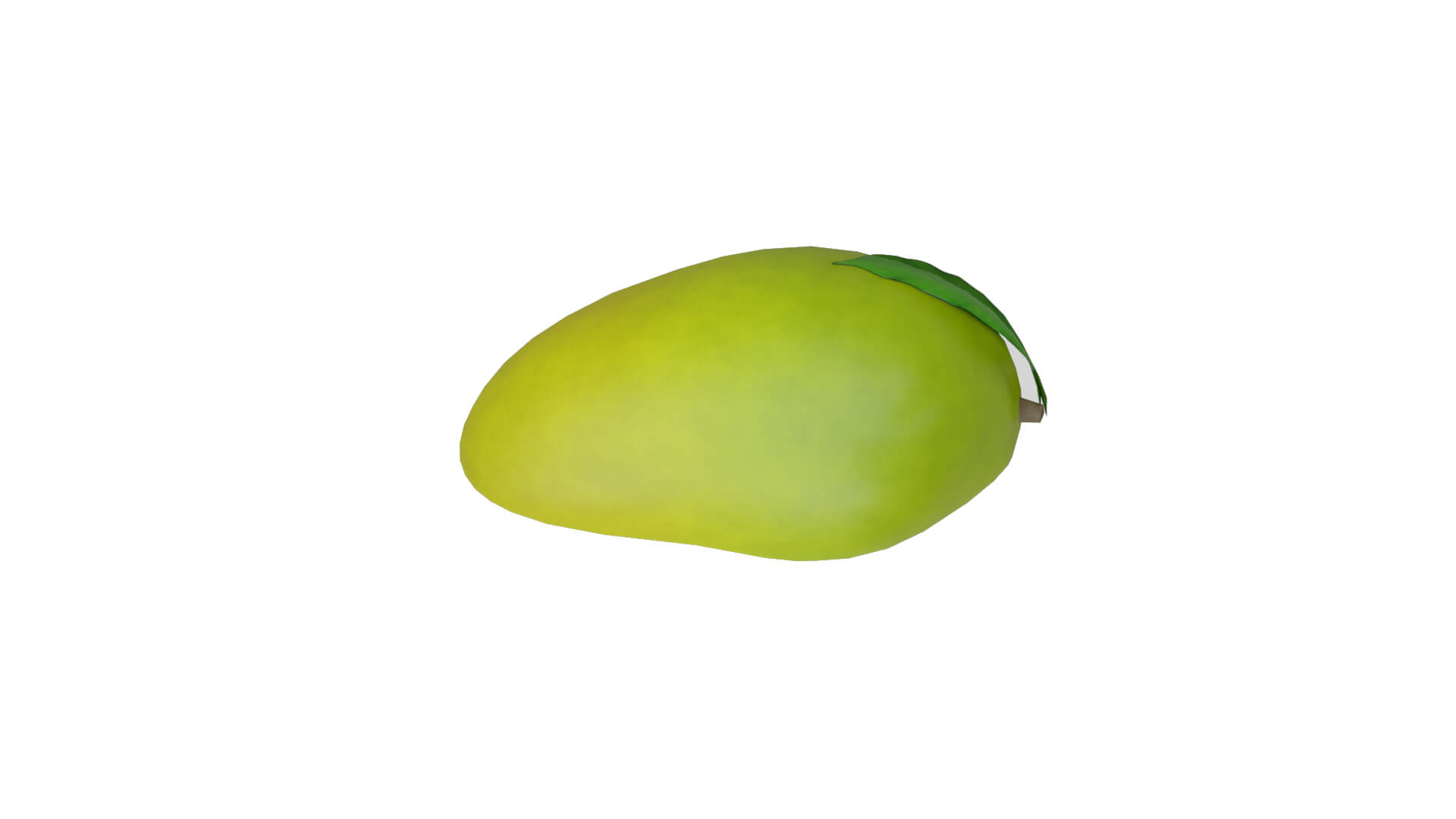 Set of Low Poly Mangos - 3D Model by Ottto3d