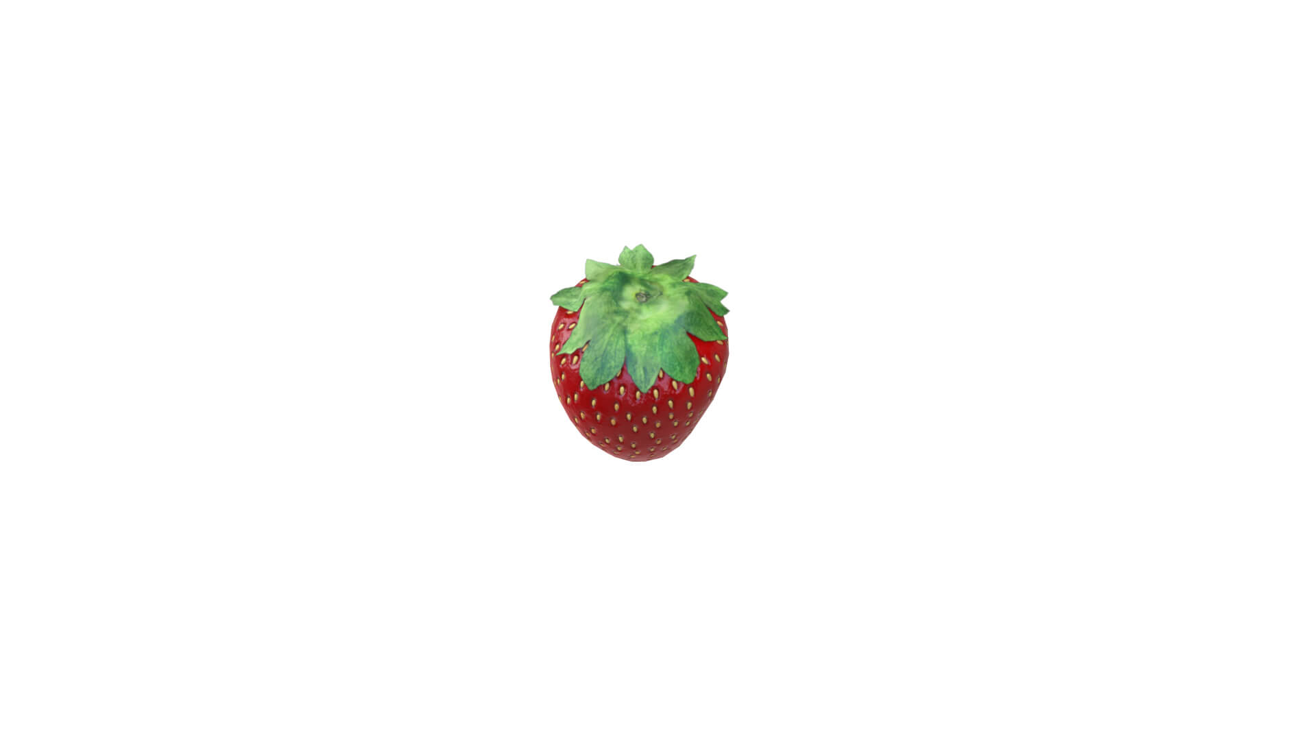 Set of Low Poly Strawberries - 3D Model by Ottto3d