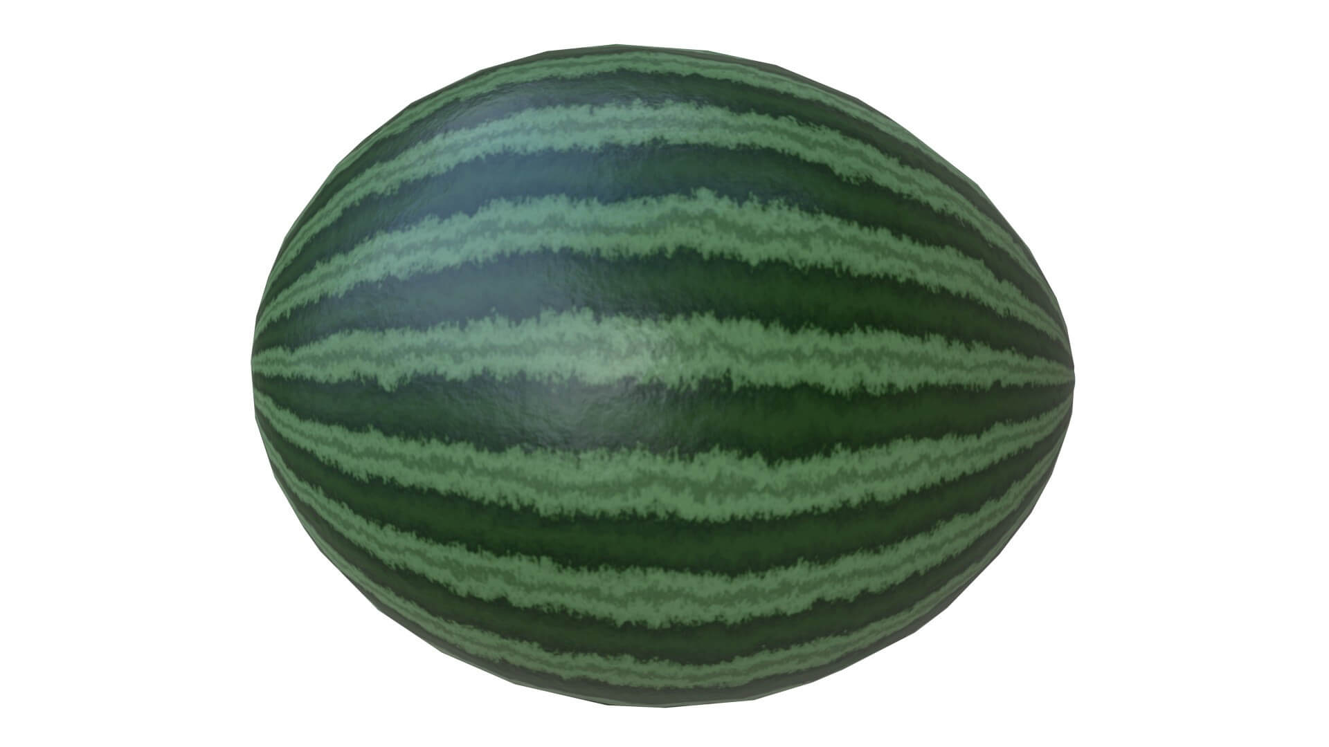 Set of Low Poly Watermelons - 3D Model by Ottto3d