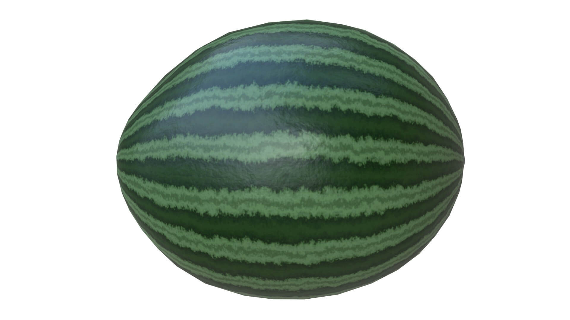 Set of Low Poly Watermelons - 3D Model by Ottto3d