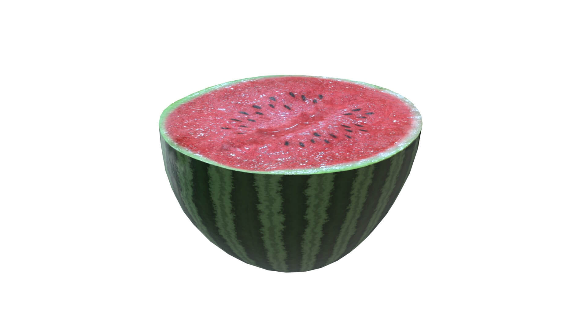 Set of Low Poly Watermelons - 3D Model by Ottto3d
