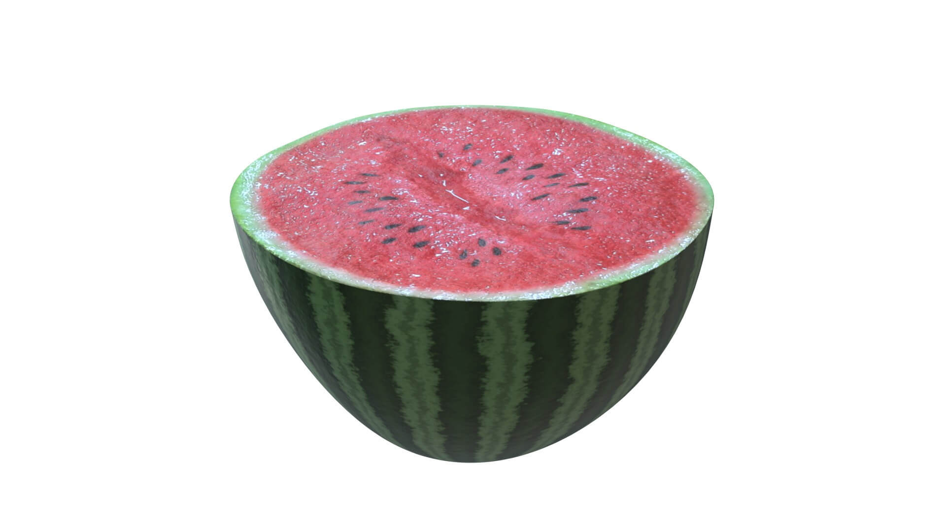 Set of Low Poly Watermelons - 3D Model by Ottto3d