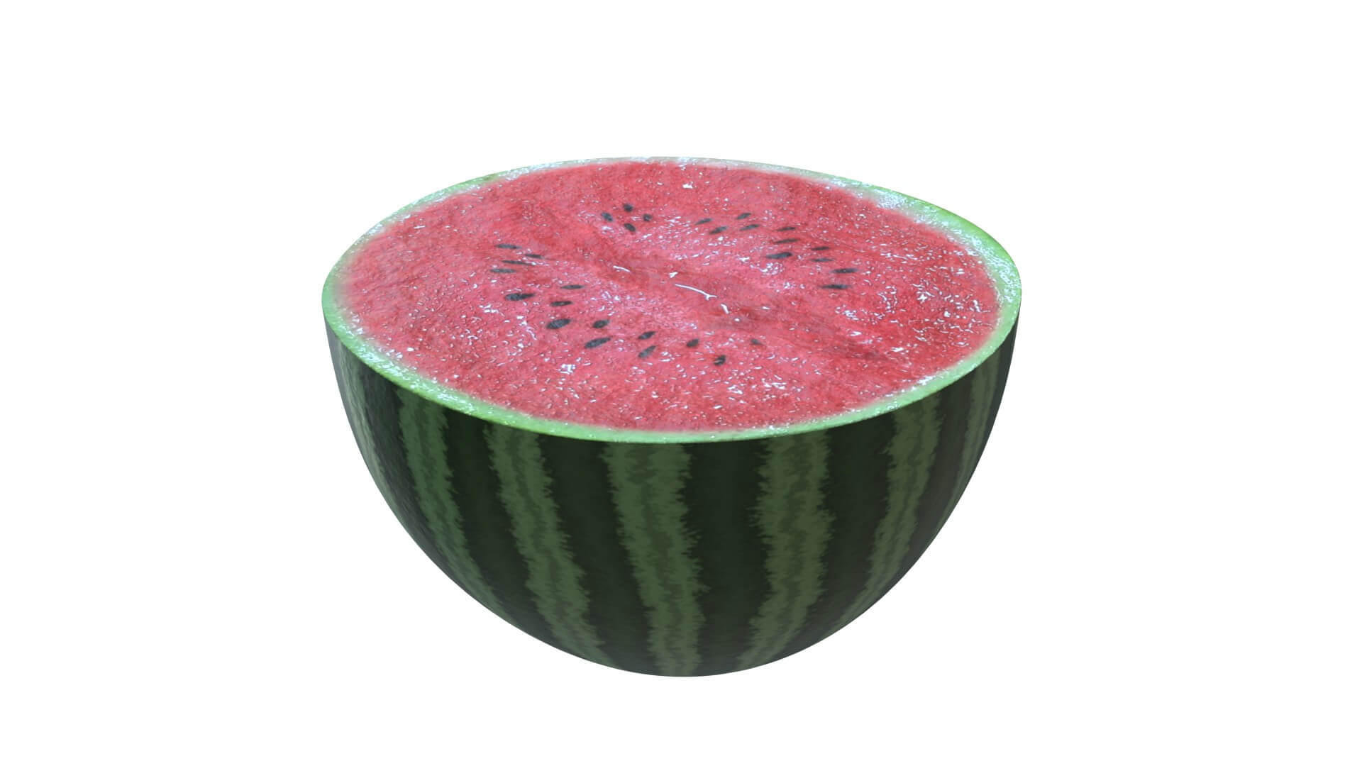 Set of Low Poly Watermelons - 3D Model by Ottto3d