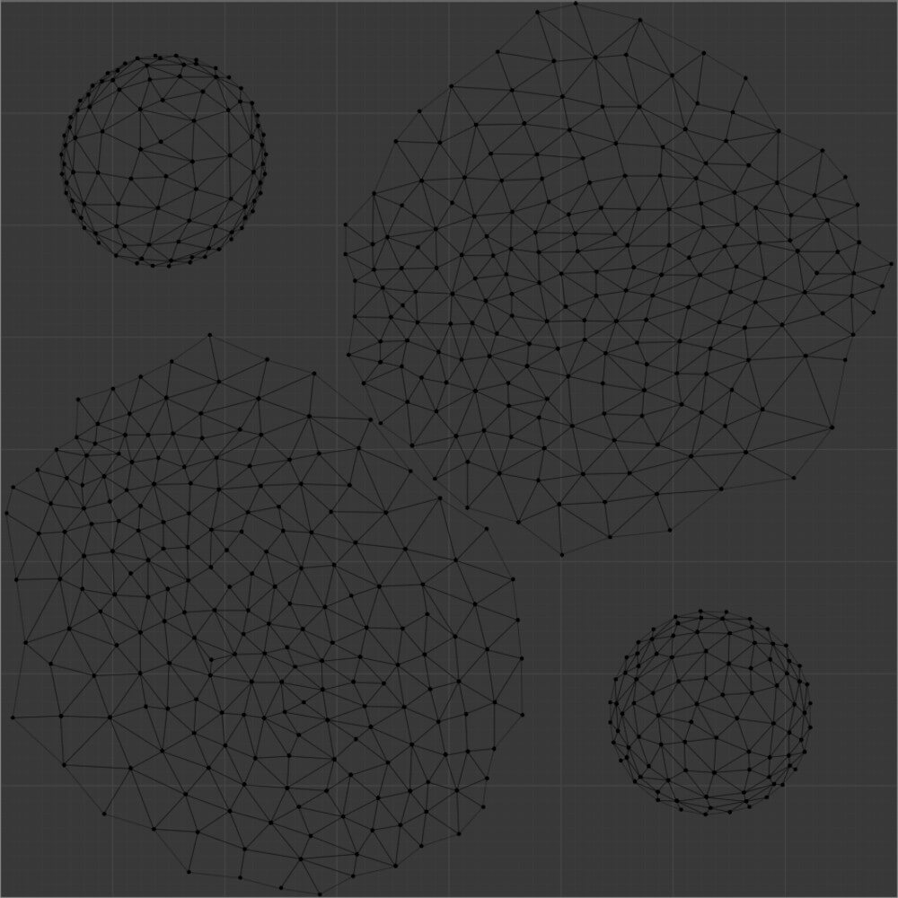 Set of Low Poly Watermelons - 3D Model by Ottto3d