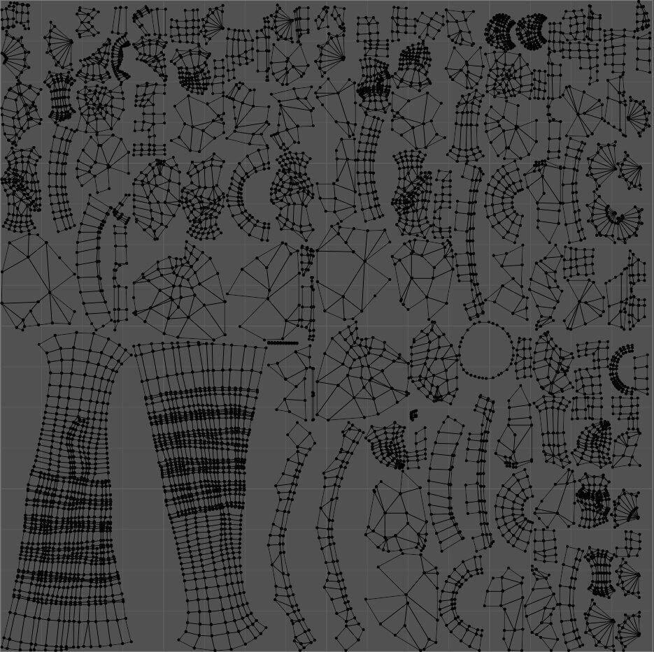 Stylised Axes With Crystals in Different Colors - 3D Model by Ottto3d