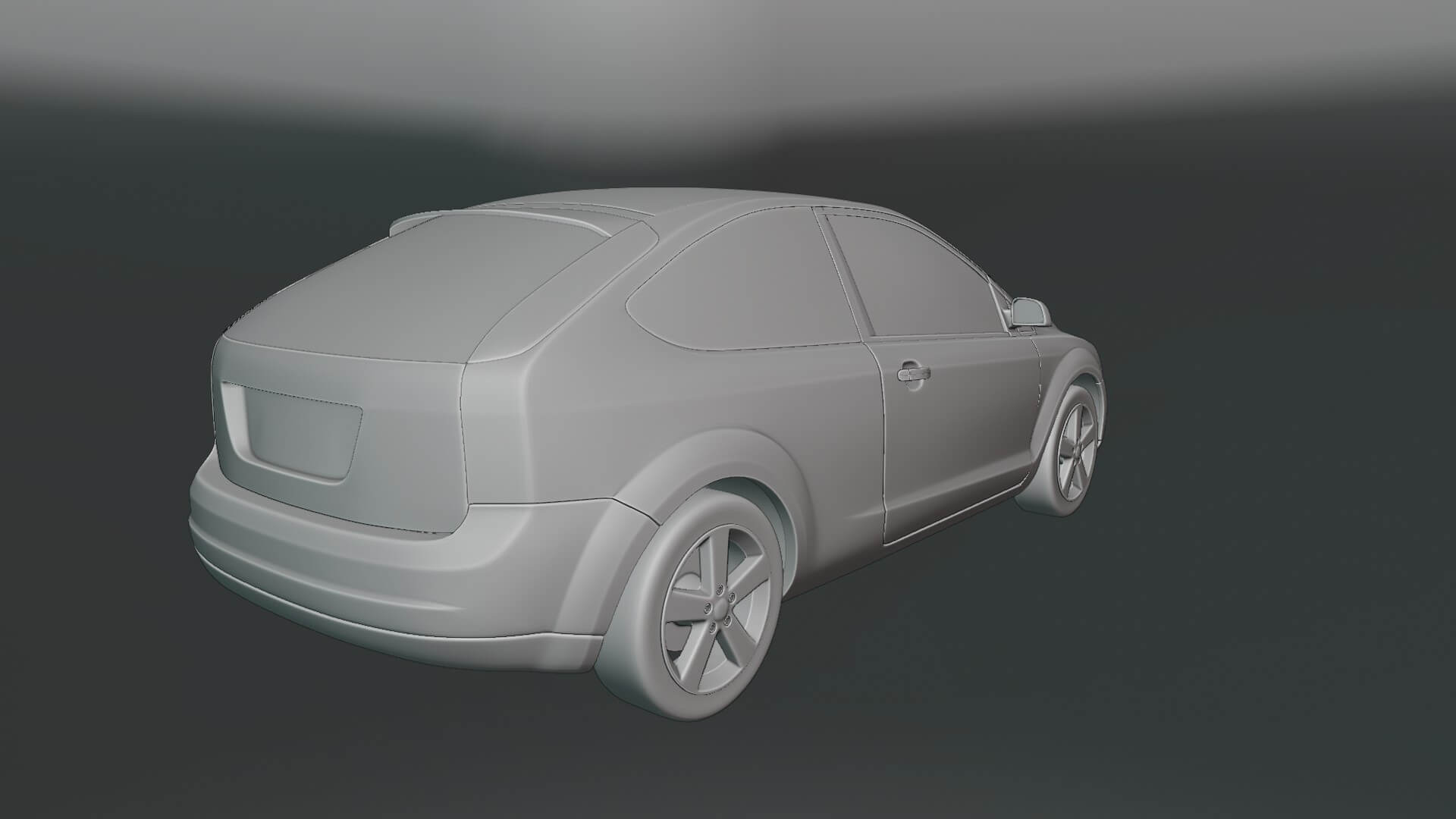 Ford Focus 2 - 3D Model by ovsiienko_max