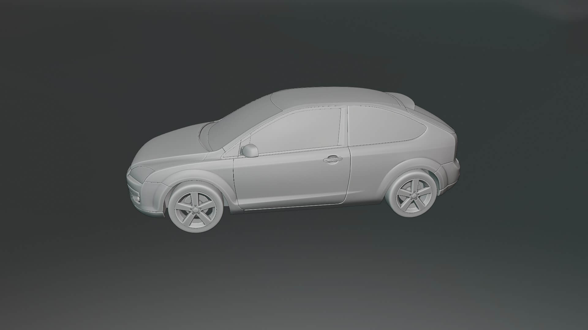 Ford Focus 2 - 3D Model by ovsiienko_max