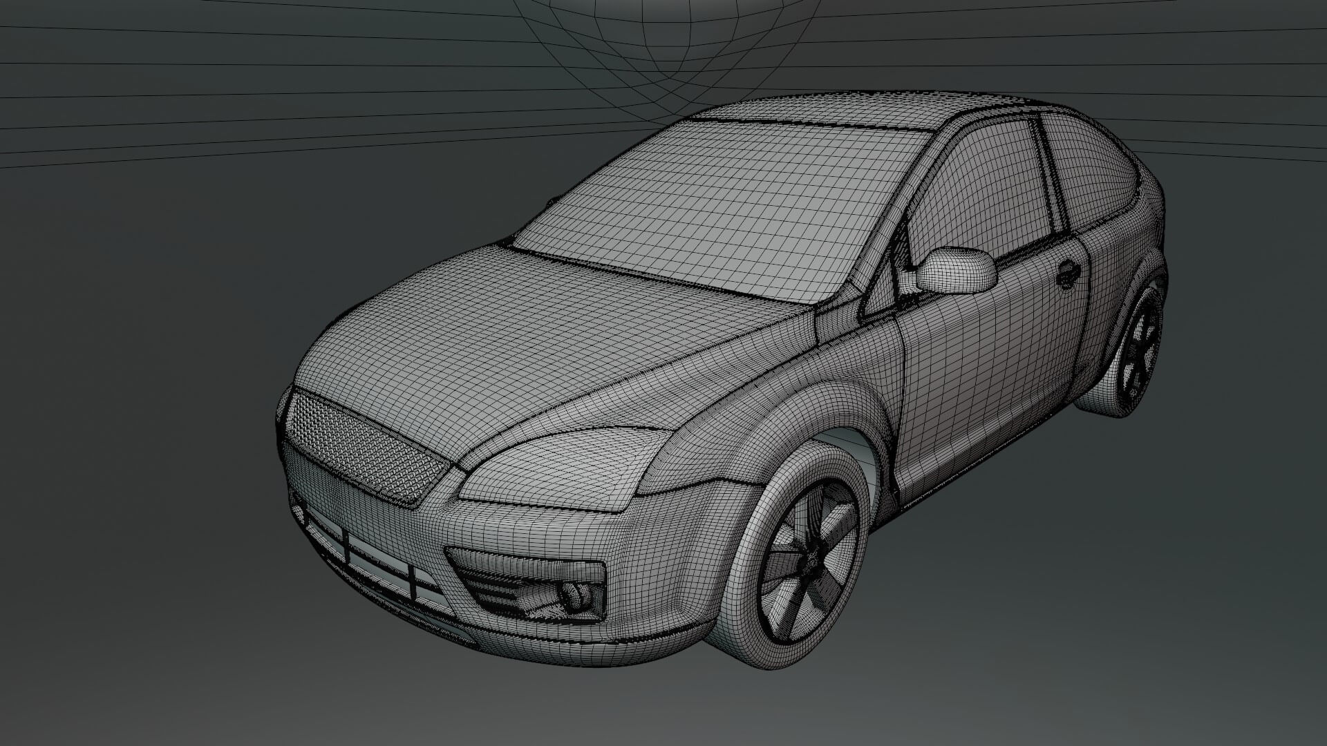 Ford Focus 2 - 3D Model by ovsiienko_max