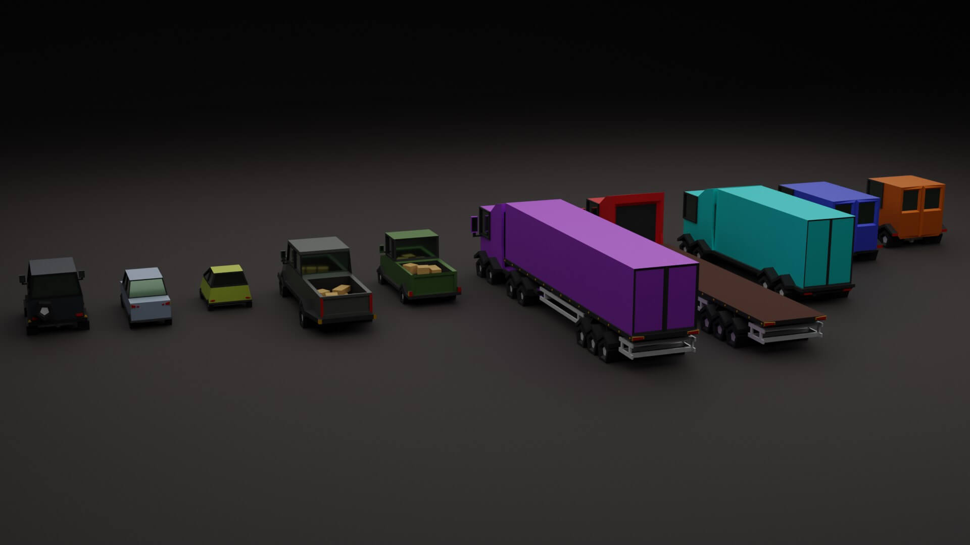Low Poly Cars - 3D Model by ovsiienko_max