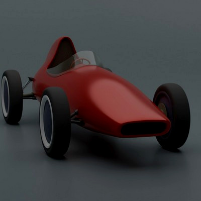 Racing Car Retro - Free 3D Model by ovsiienko_max